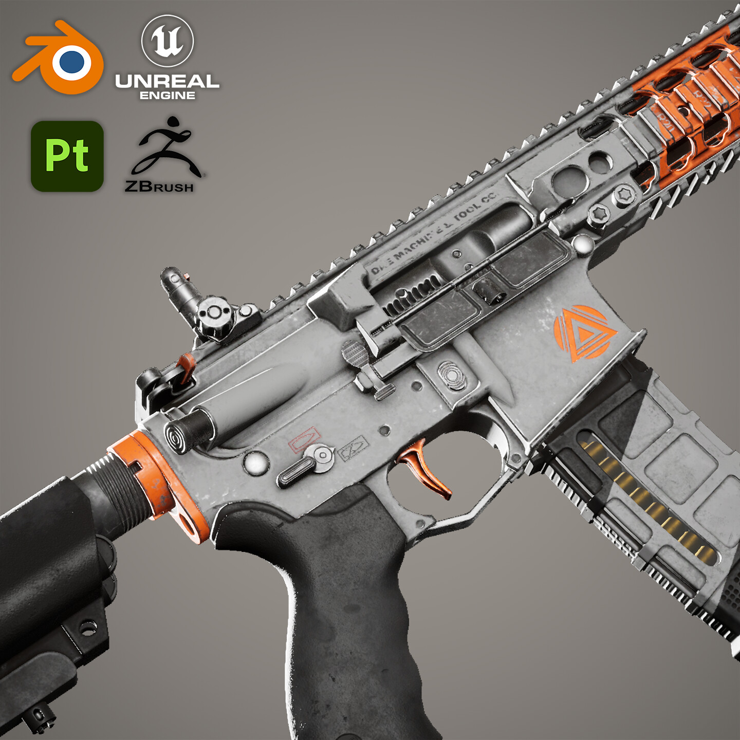 ArtStation - LMT Mars L - Rebel Camo