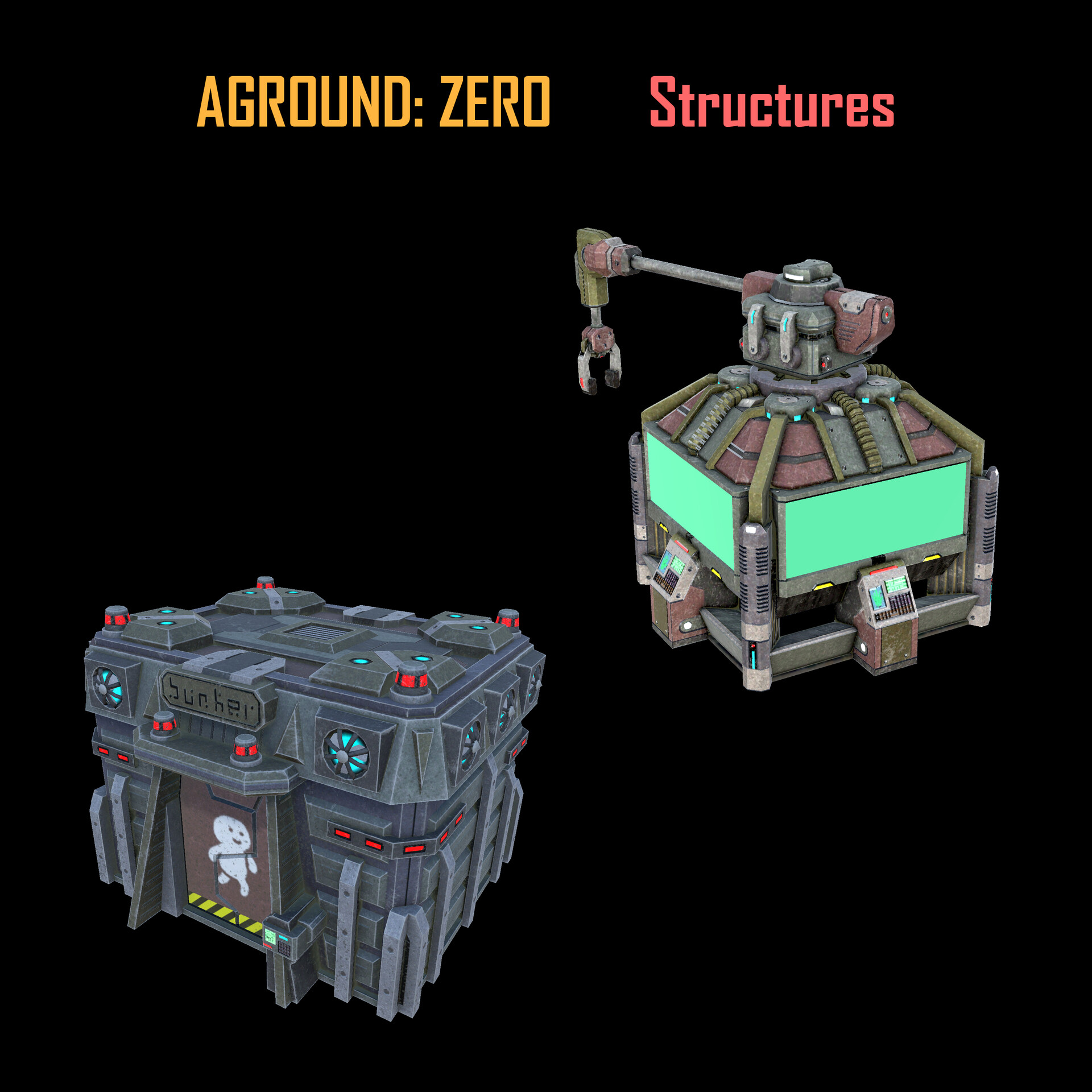 ArtStation - AGROUND: Zero - Structures