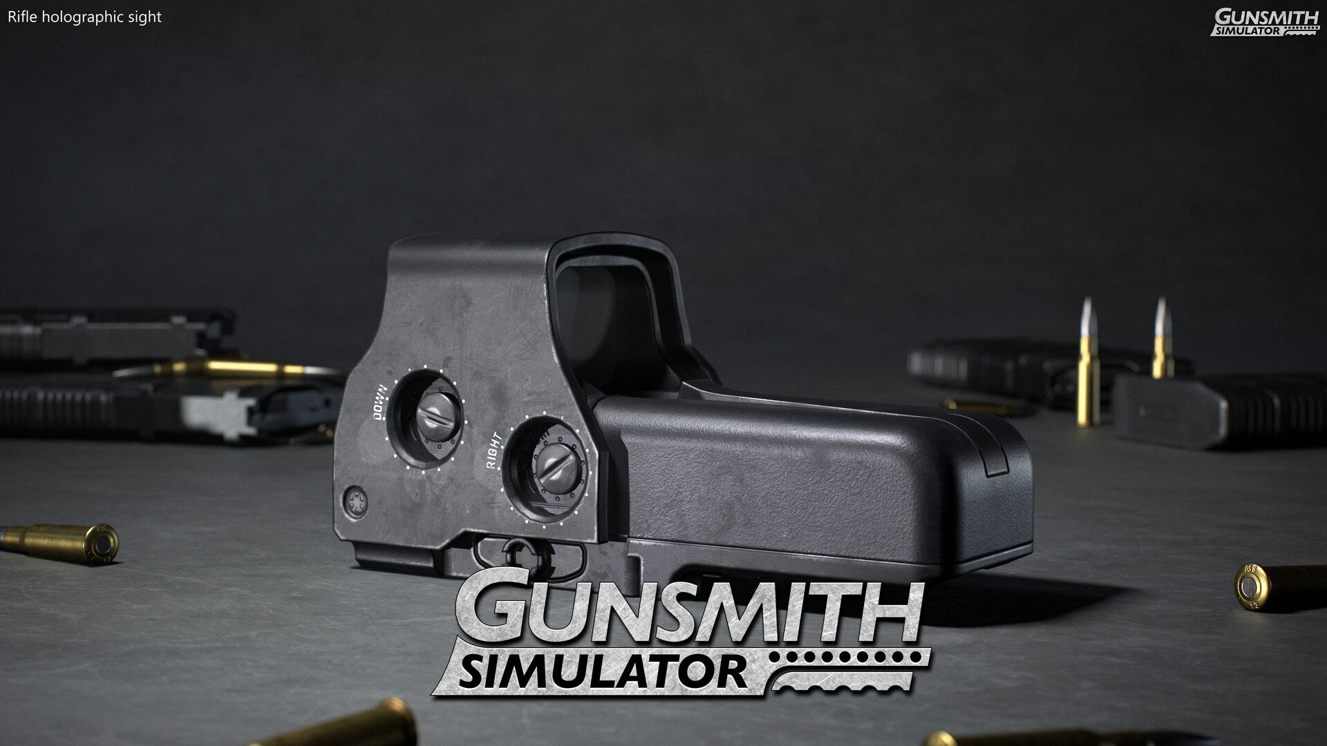 ArtStation - GS - Rifle holographic sight