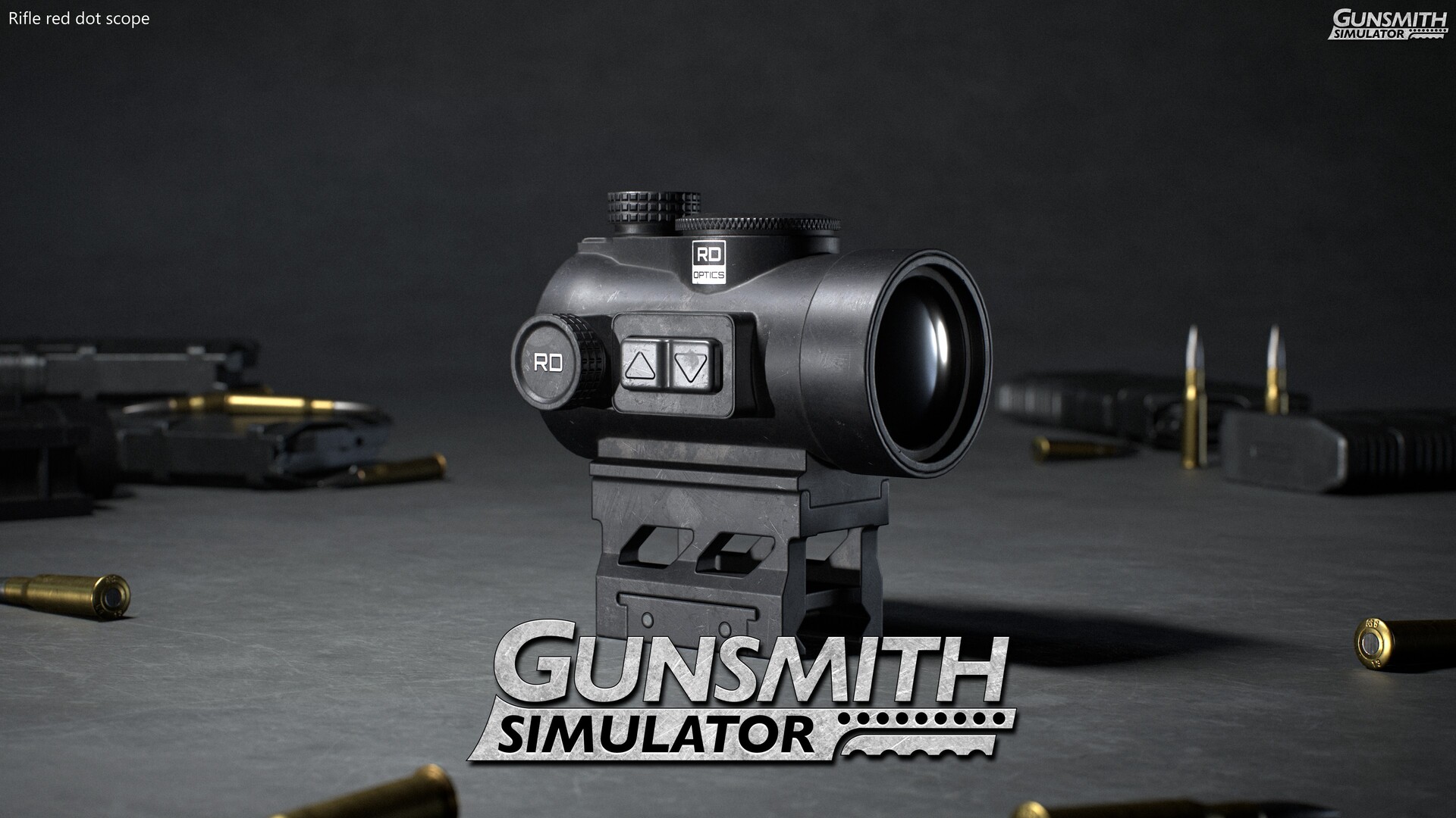 ArtStation - GS - Rifle red dot scope