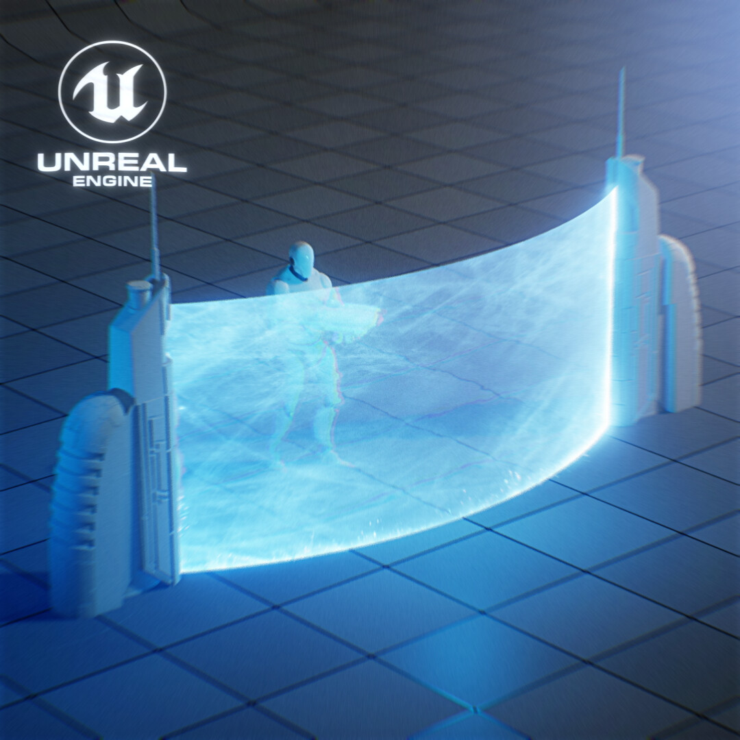 ArtStation - VFX - Forcefield Energy Generator [UE 5 - Niagara system]