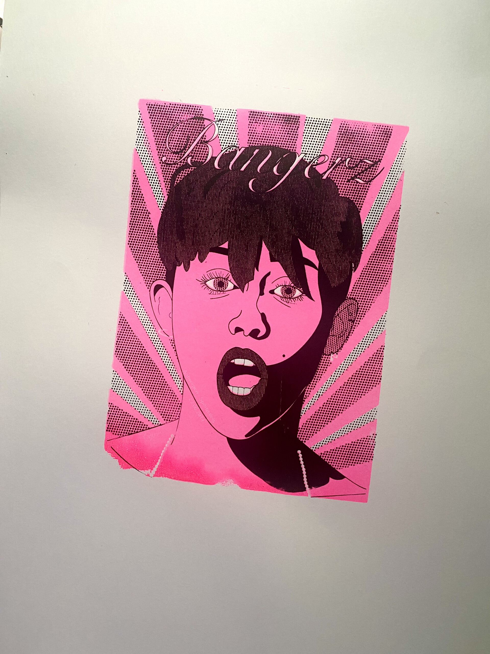 Shelly - Silkscreen - Concert Poster Redesign