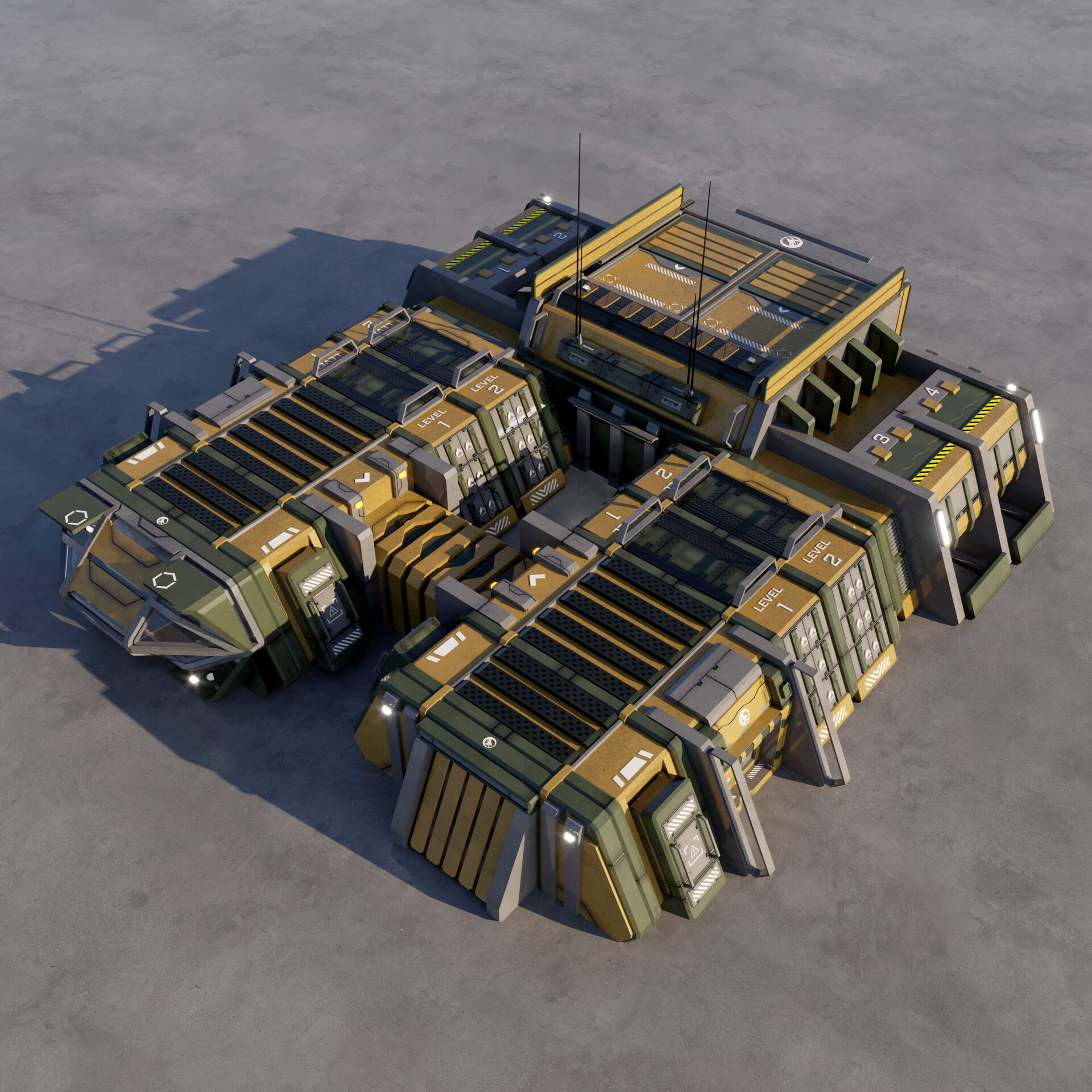 ArtStation - GDI Barracks - Firestorm