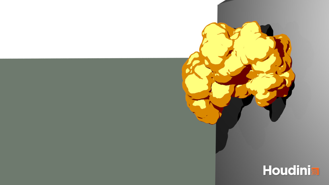 ArtStation - Smoke explosion cartoon shader test