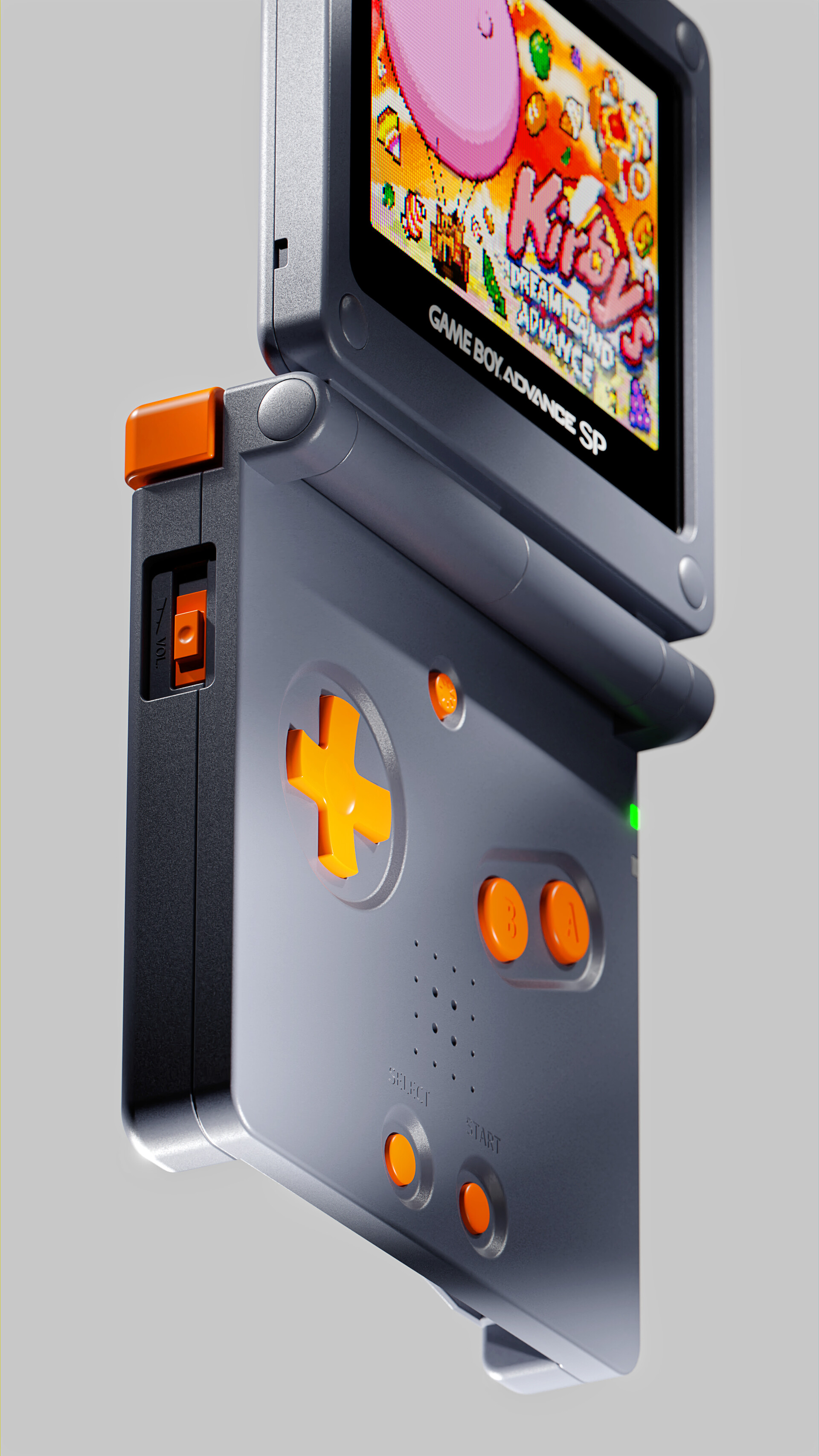 ArtStation - From Pocket to Pixels: Gameboy Advance SP in 3D
