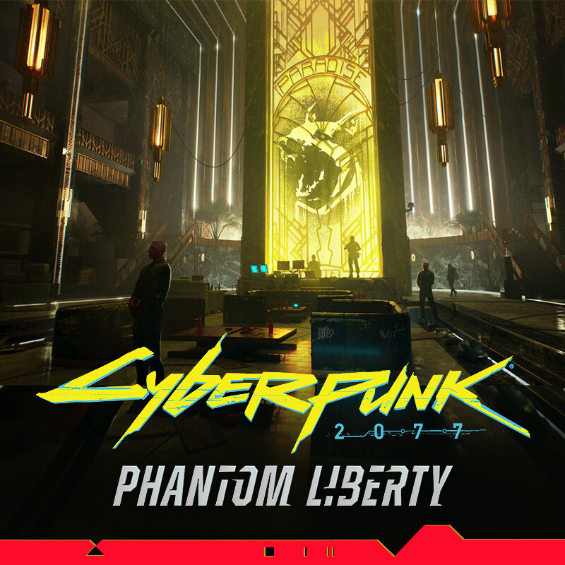 ArtStation - Cyberpunk 2077: Phantom Liberty - Black Sapphire Lobby