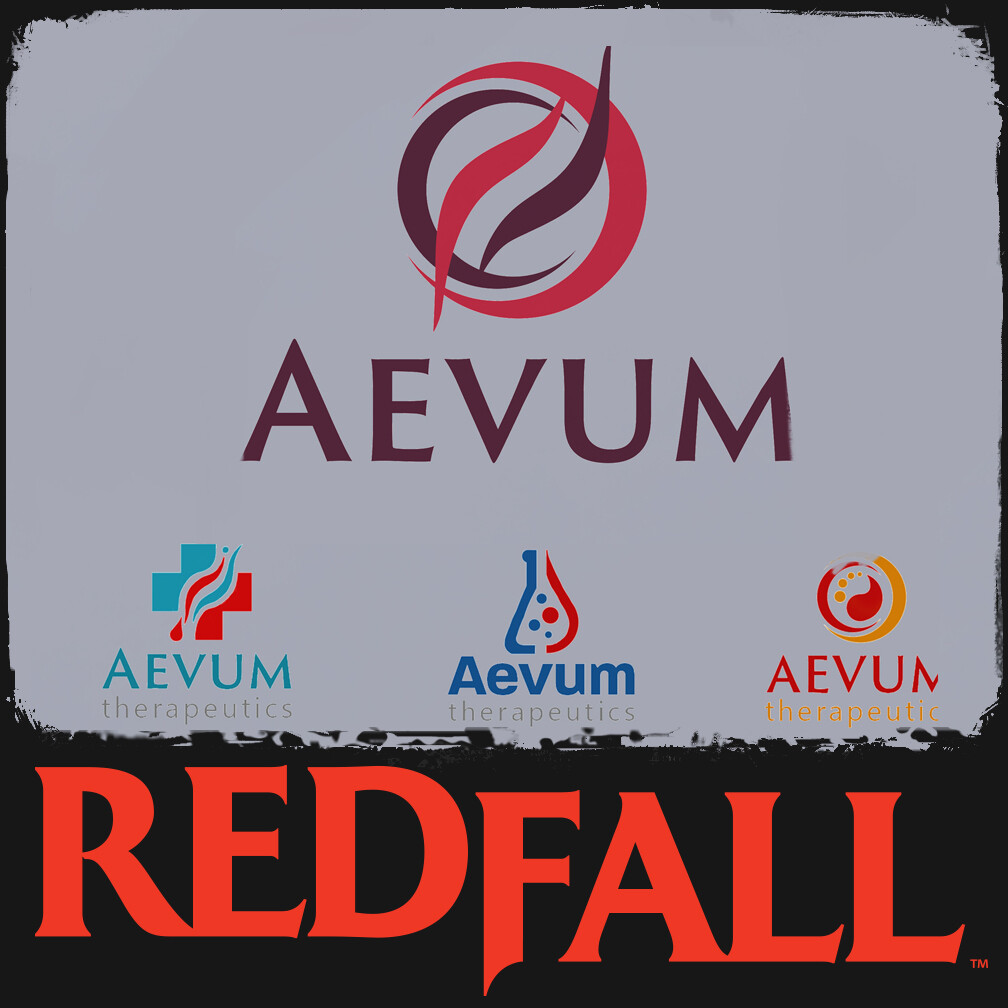 ArtStation - Redfall - Logo graphics and HUD designs