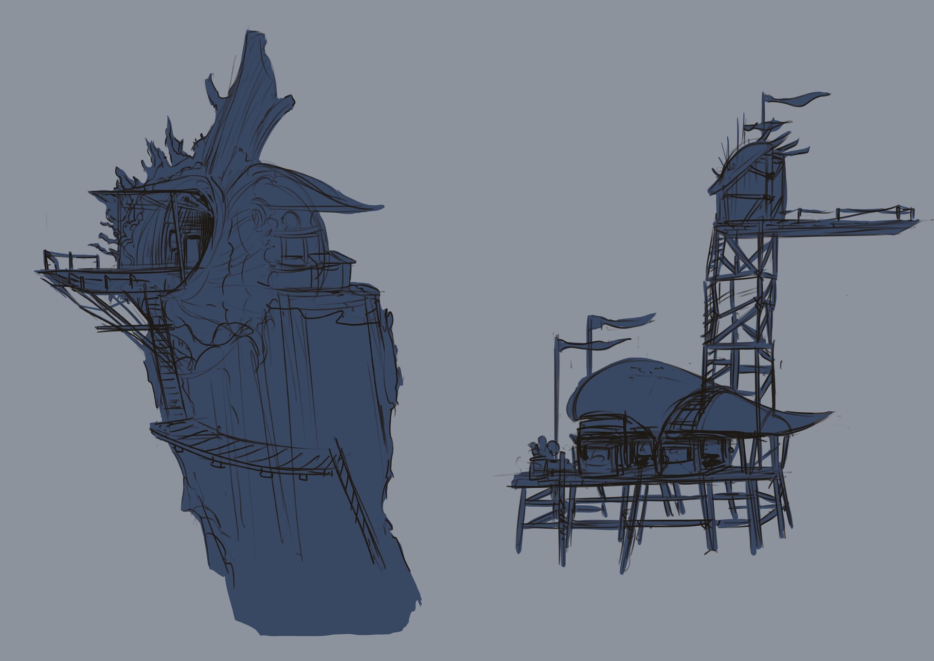 ArtStation - shell Town