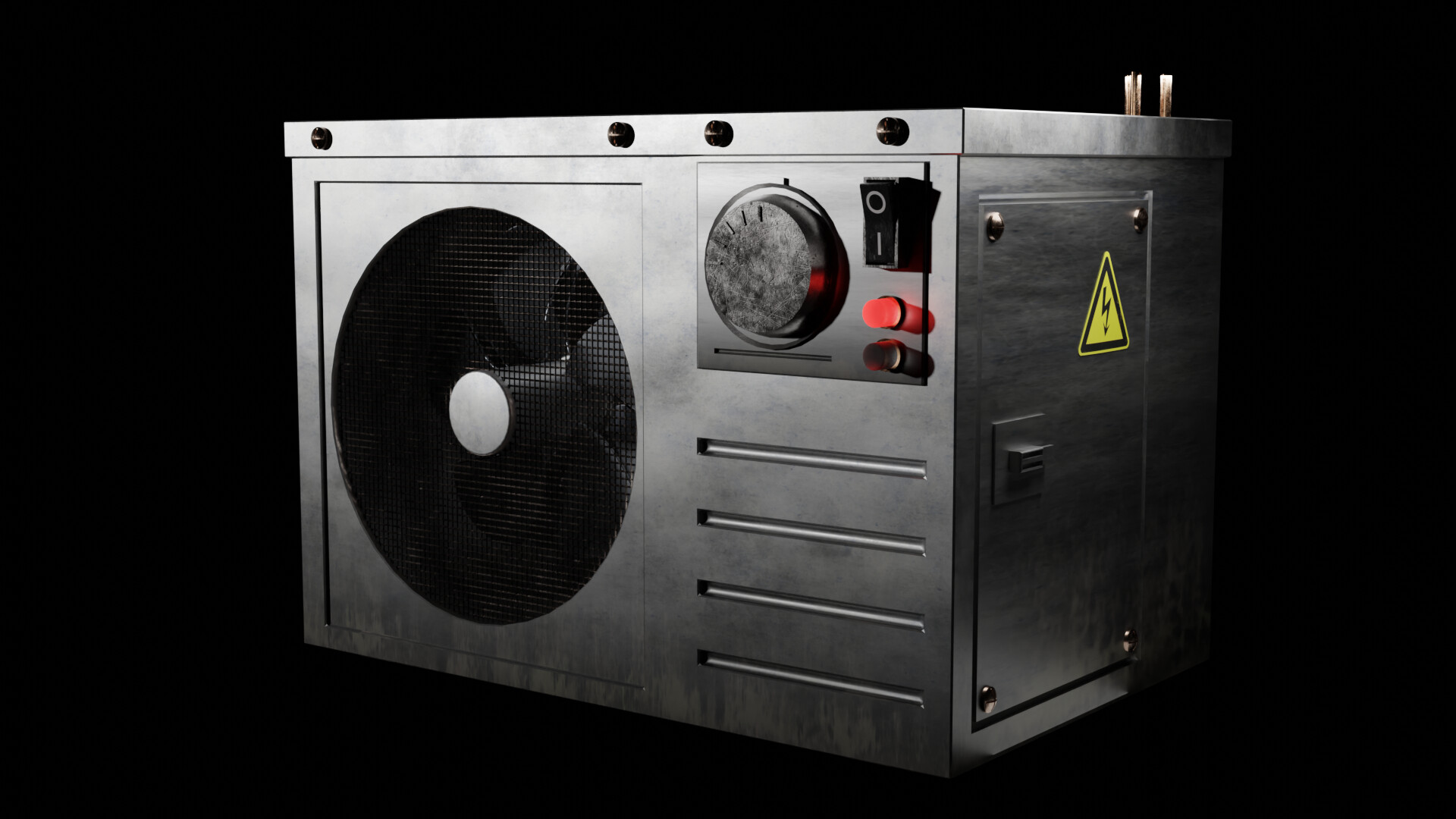 ArtStation - AC Unit (Animated (3D Asset