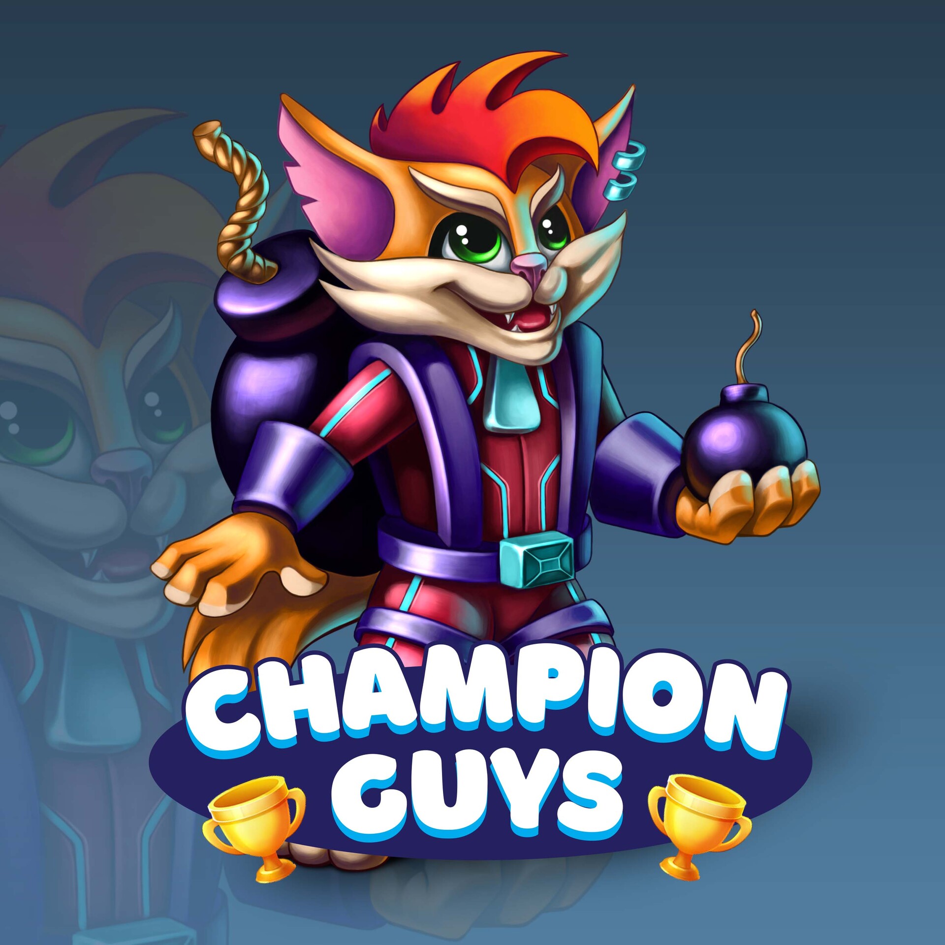 ArtStation - Bomber cat (Champion guys)