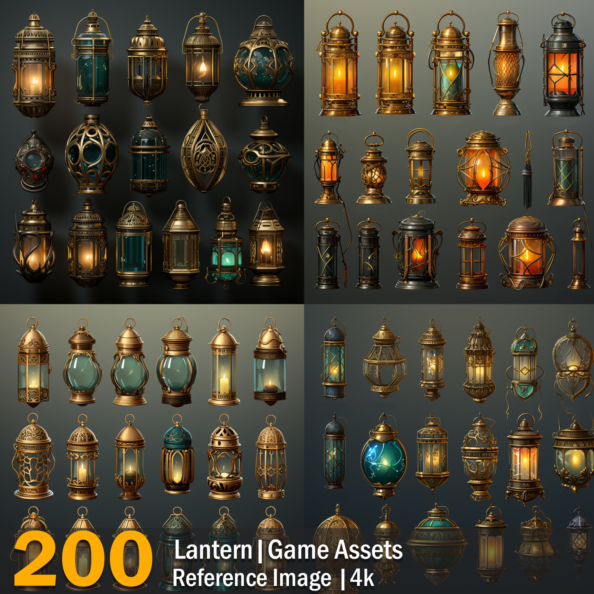 ArtStation - Lantern | Game Assets | Reference Images | 4K