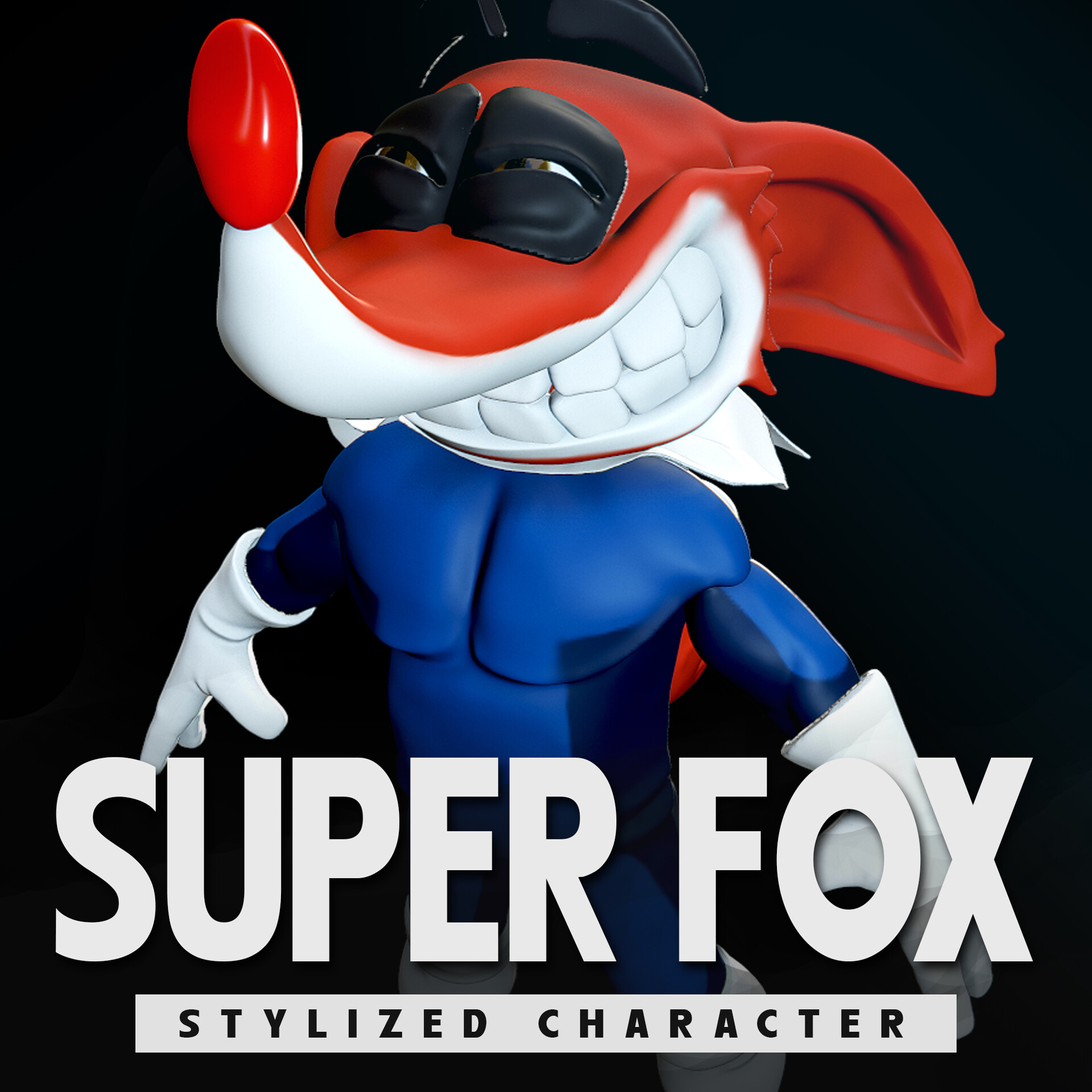 ArtStation - Super Fox in ZBrush