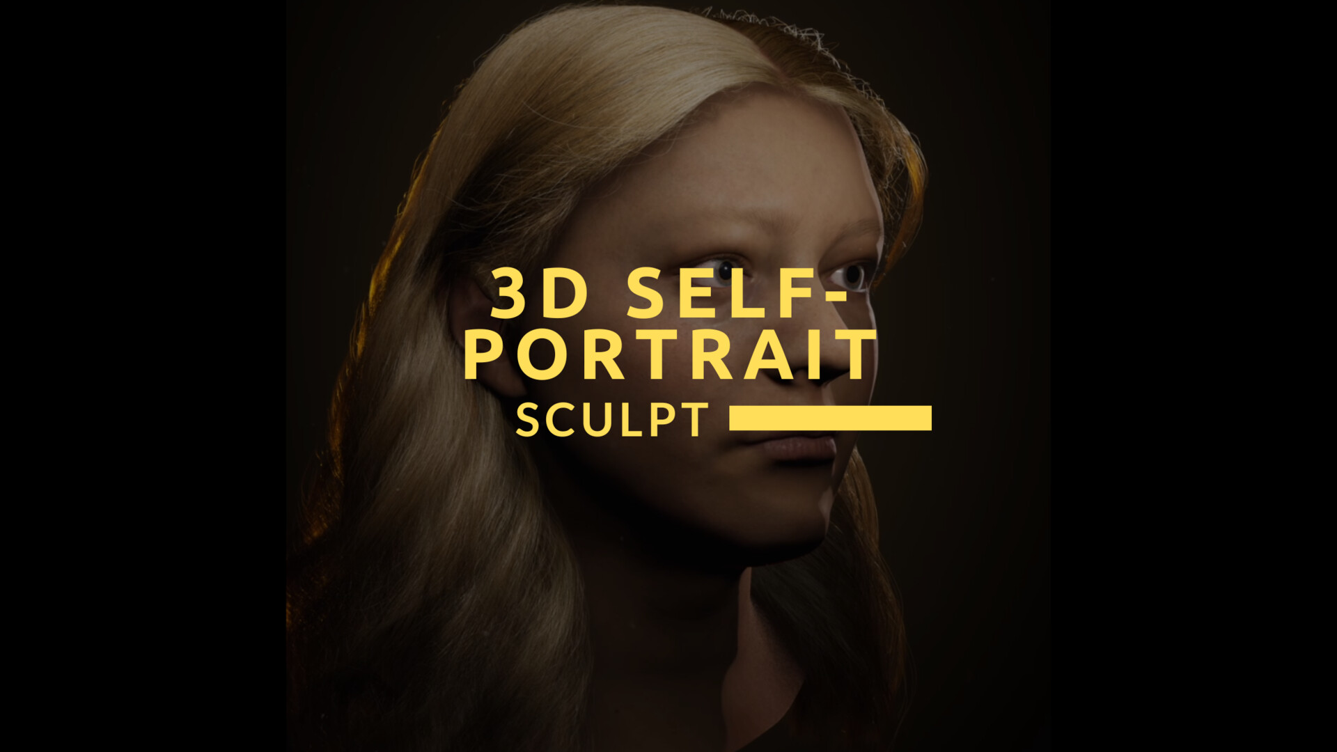 Marie Alsing - 3D Self portrait