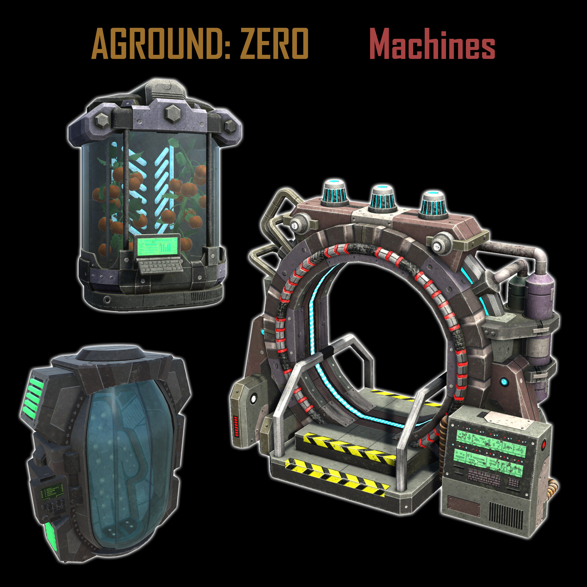 ArtStation - AGROUND: Zero - Machines