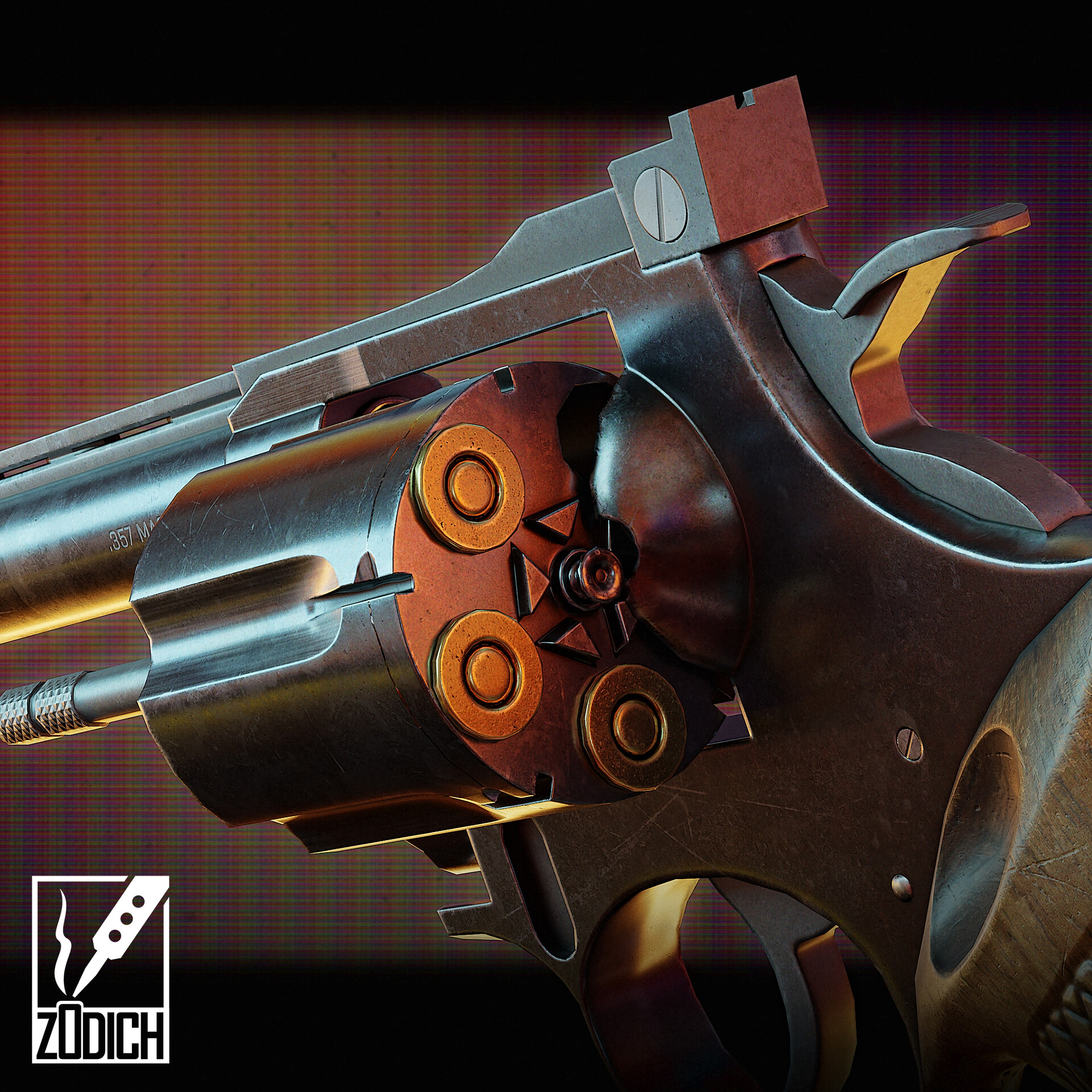 ArtStation - Revolver .357 MAGNUM | TAXI DEPOT