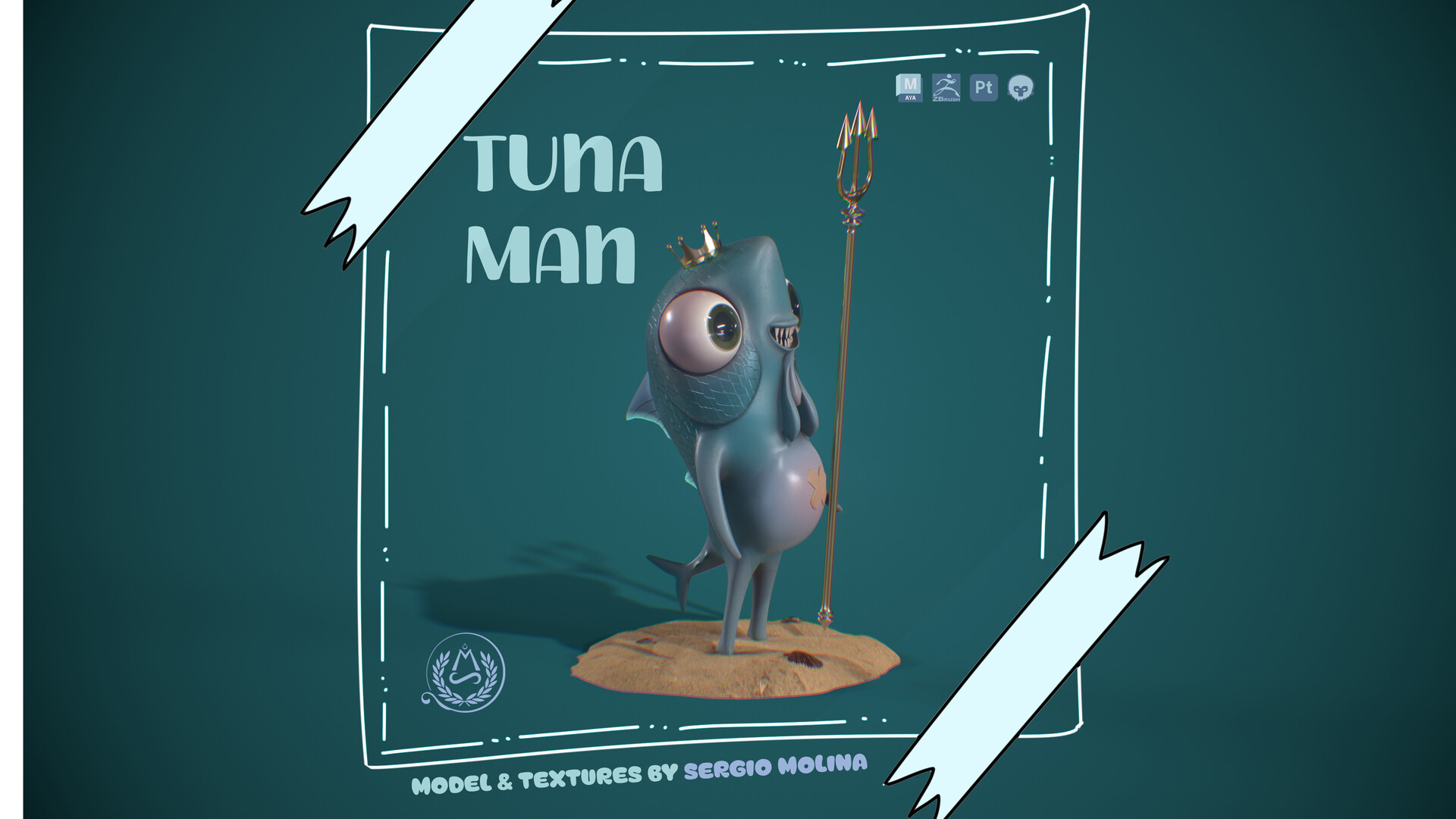 ArtStation - Tuna Man, The Ruler of the Seven Seas