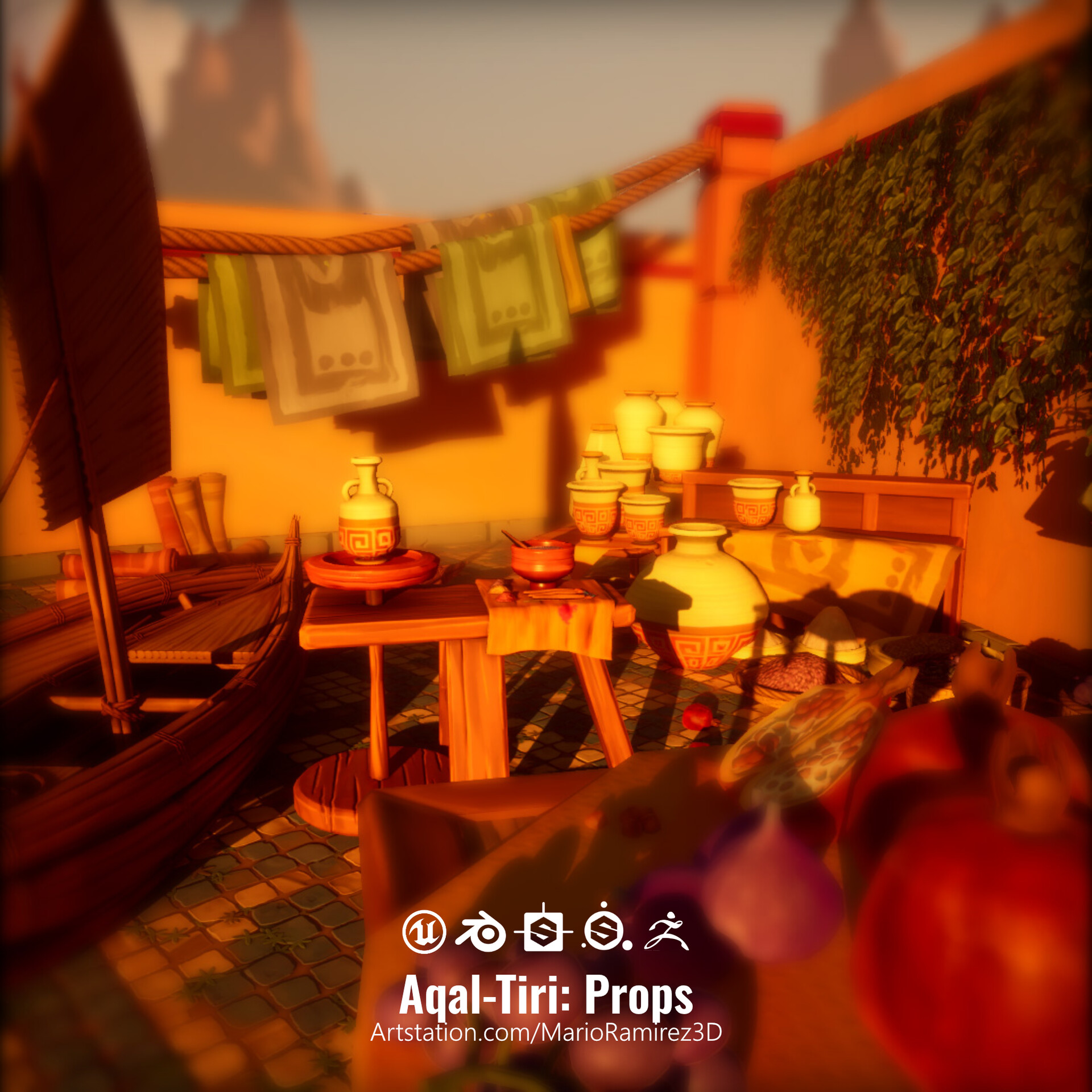 ArtStation - Aqal-TIri: Props