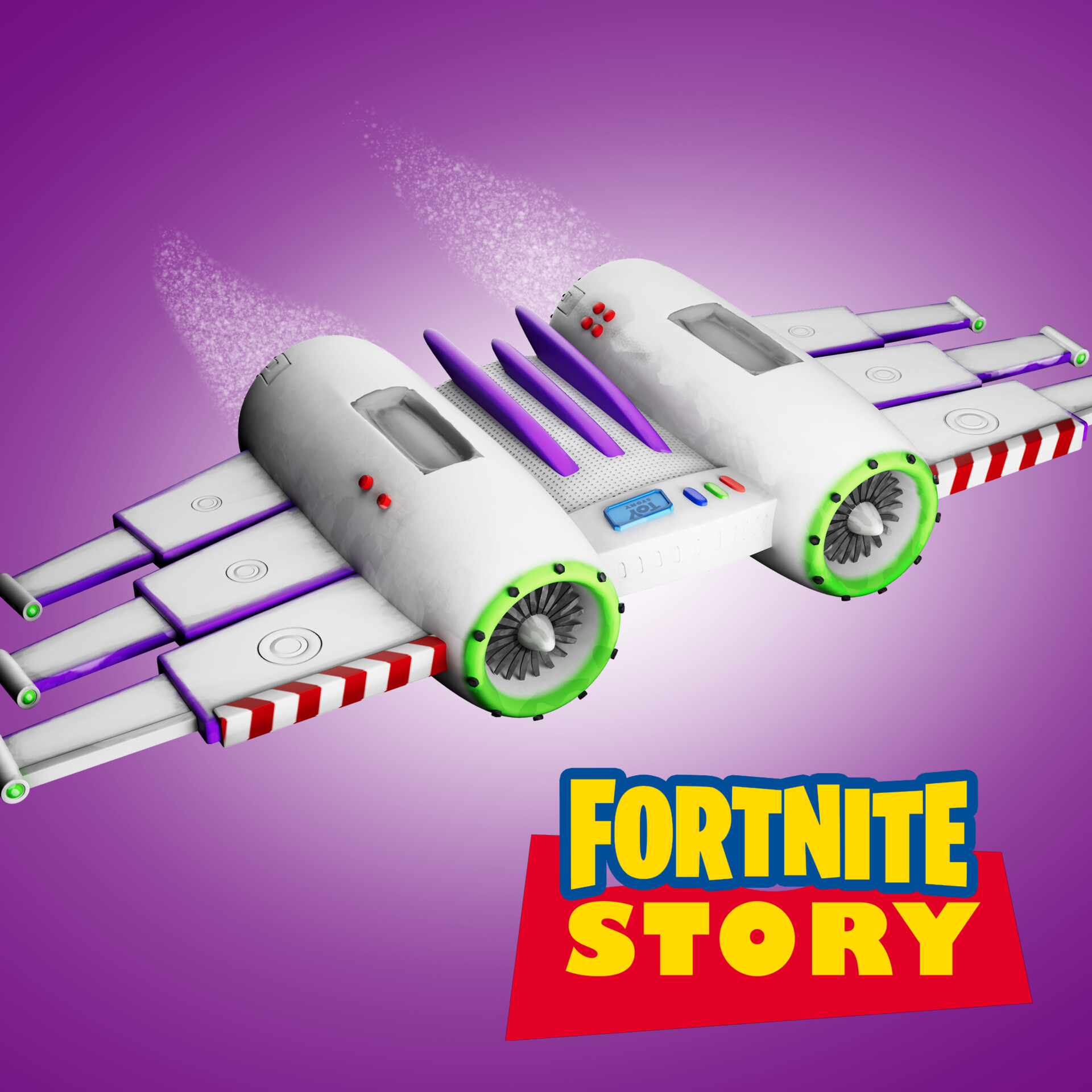 ArtStation - Fortnite Lightyear Glider