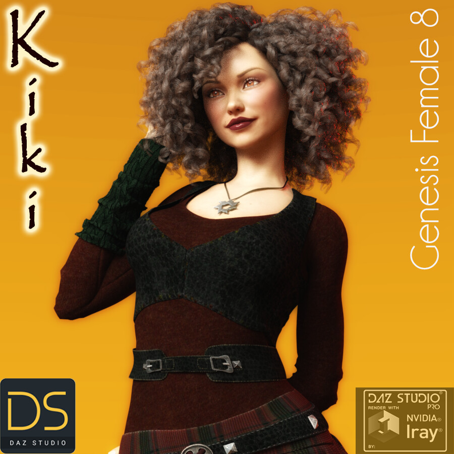 ArtStation - Kiki For Genesis 8 Female