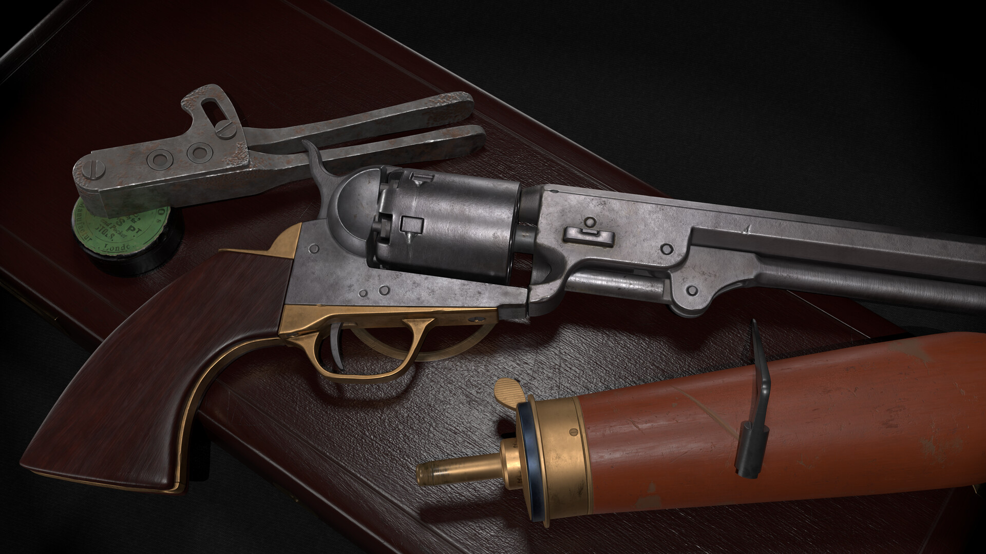ArtStation - Navy Revolver Case