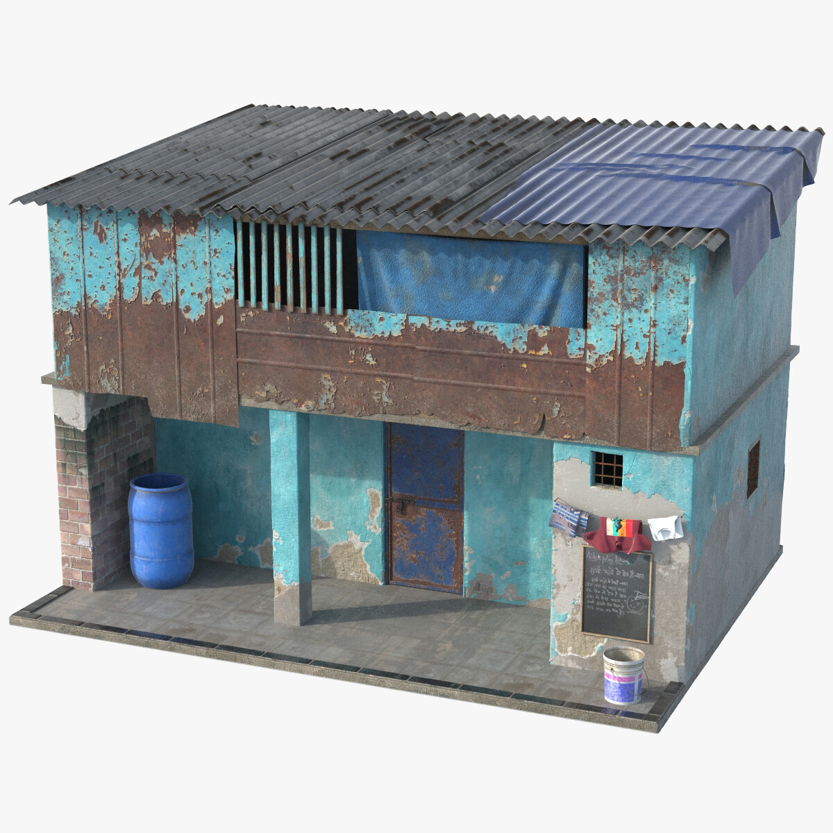 ArtStation - Slum House Scene
