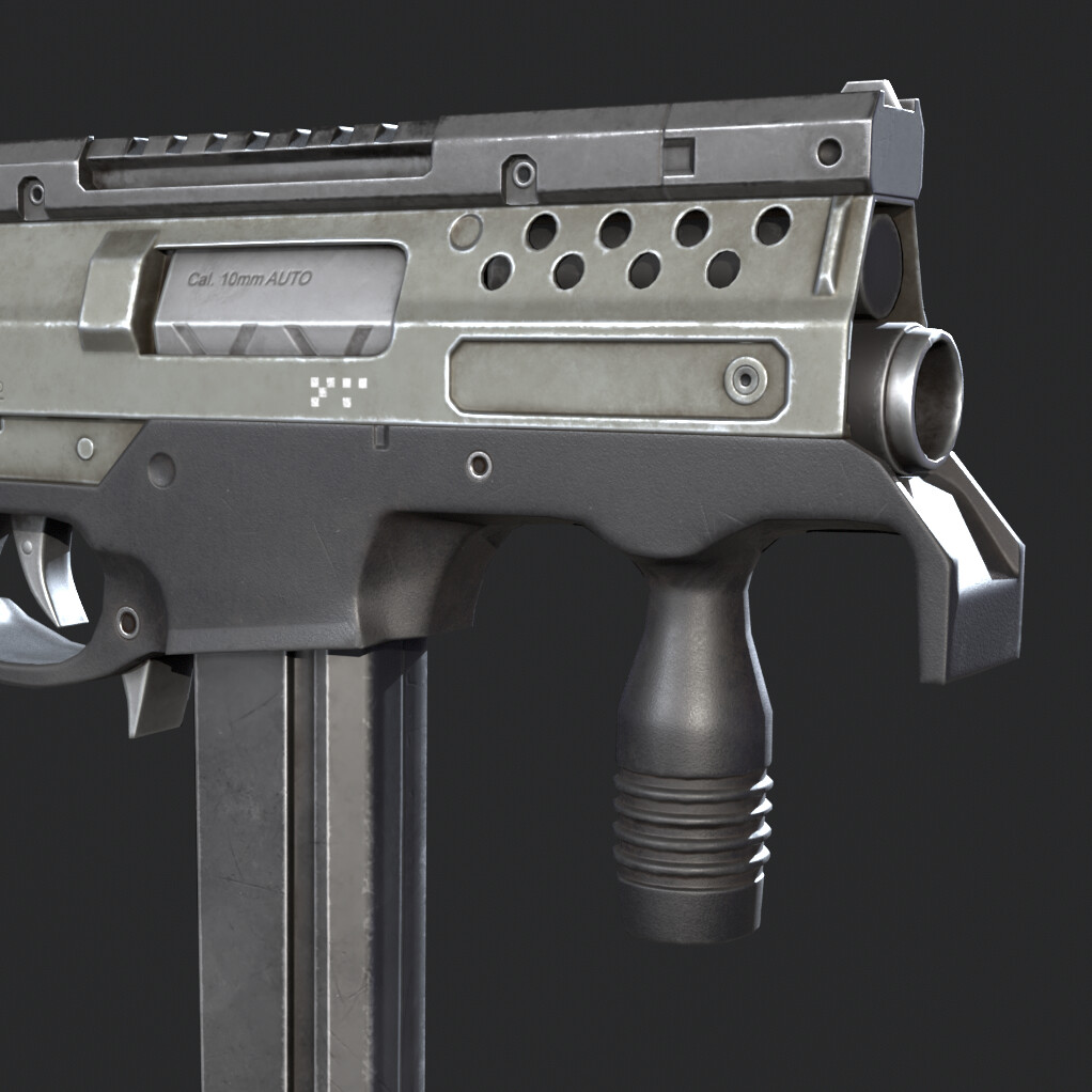ArtStation - 10mm SMG