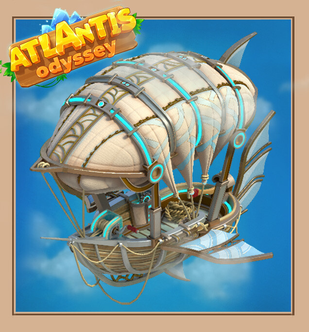 ArtStation - Airship (Atlantis Odyssey)