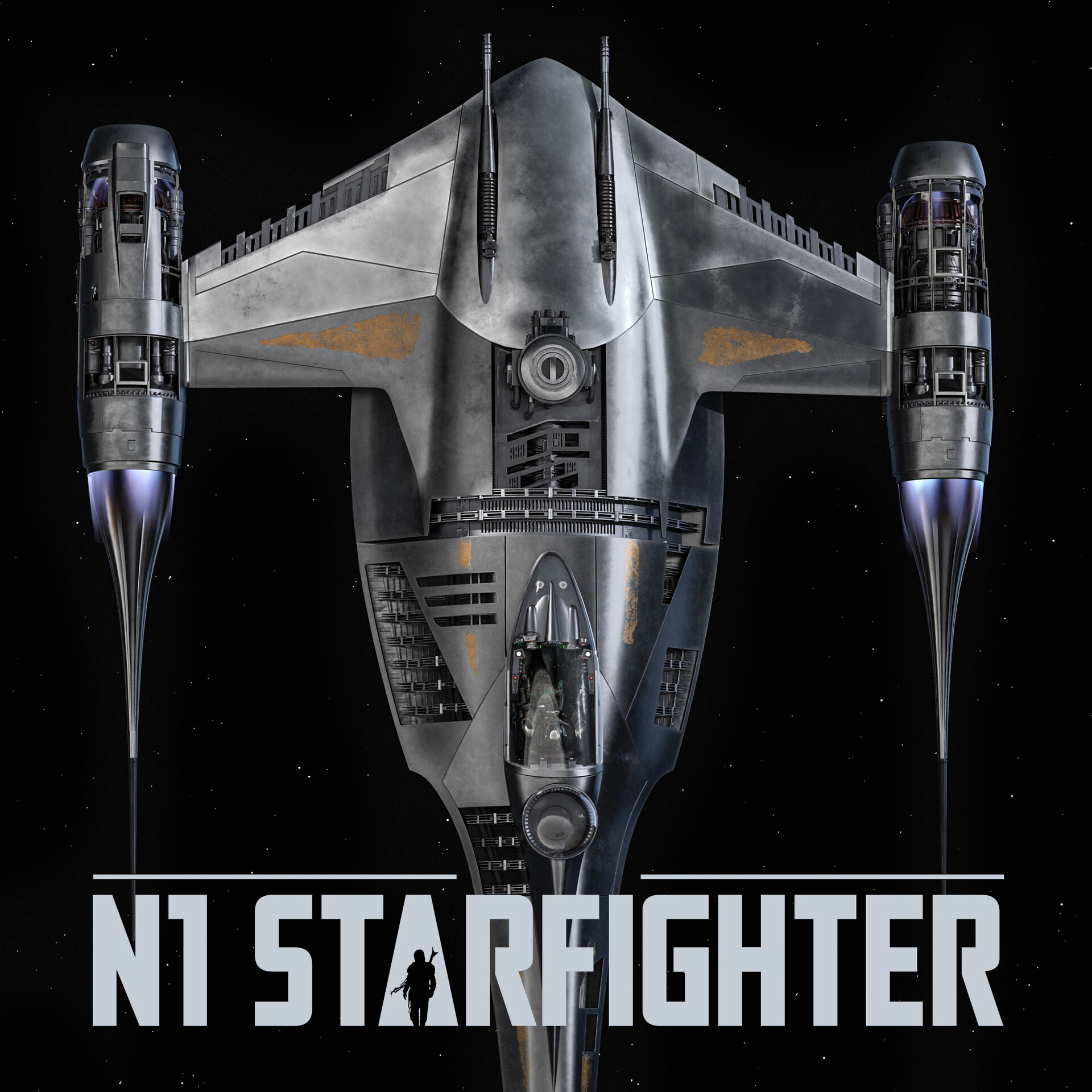 ArtStation - N1 Starfighter. The Mandalorian