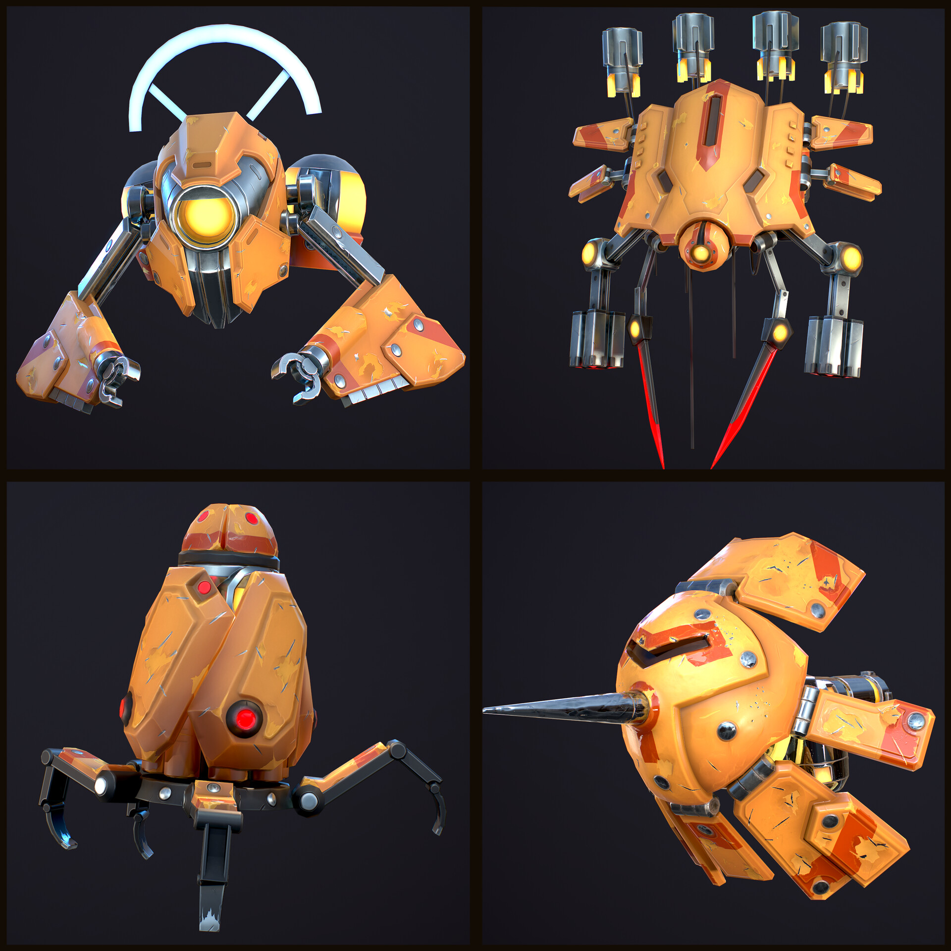 ArtStation - Metal Monsters Pack