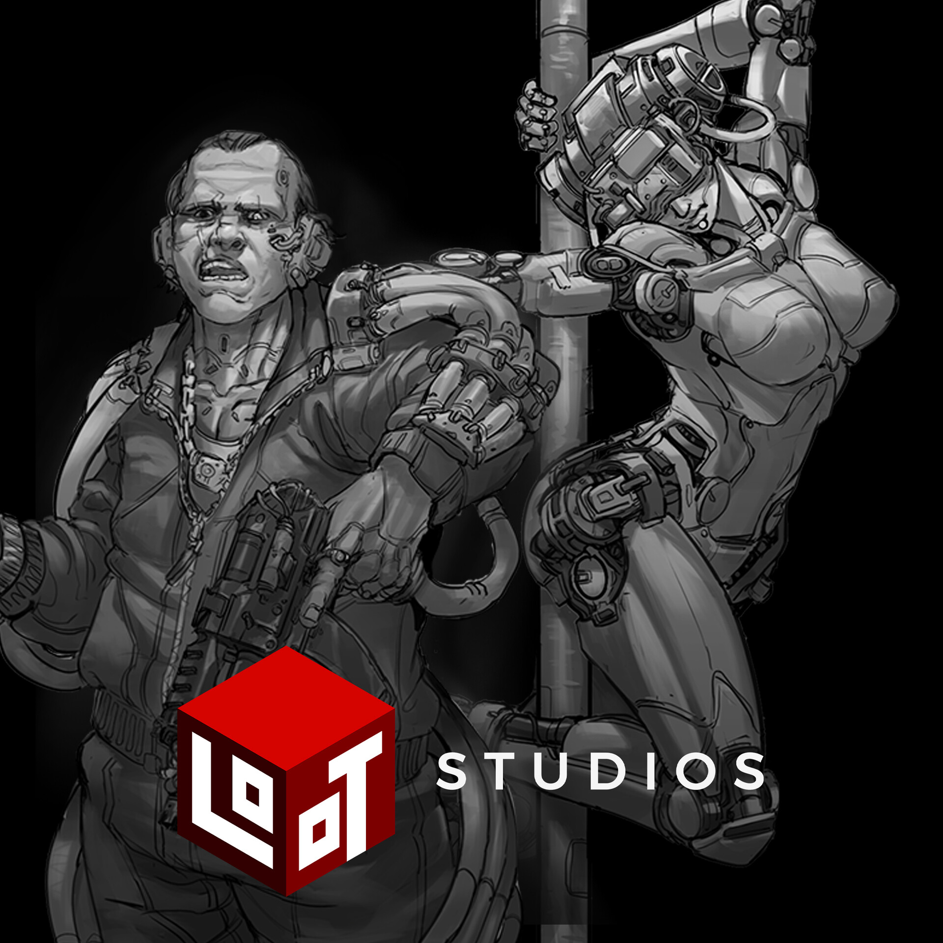 ArtStation - Loot studio - Dmitri (Big Blind) Volkov and Clockwork Cherry