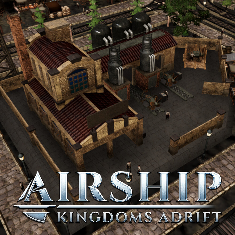 ArtStation - Engine Factory - Airship: Kingdoms Adrift