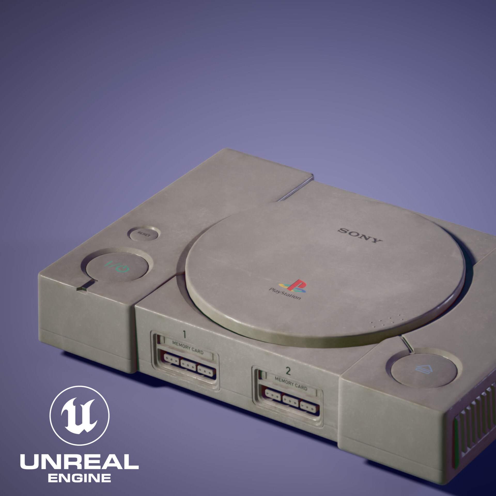 ArtStation - Playstation 1 - Realtime Prop