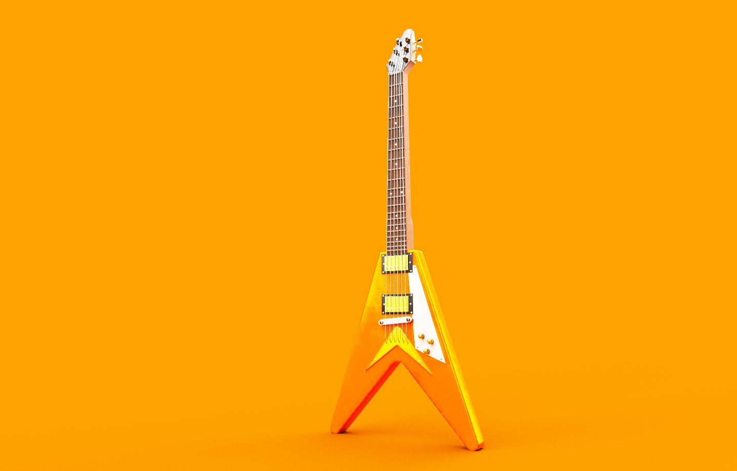 ArtStation - Flying V Guitar