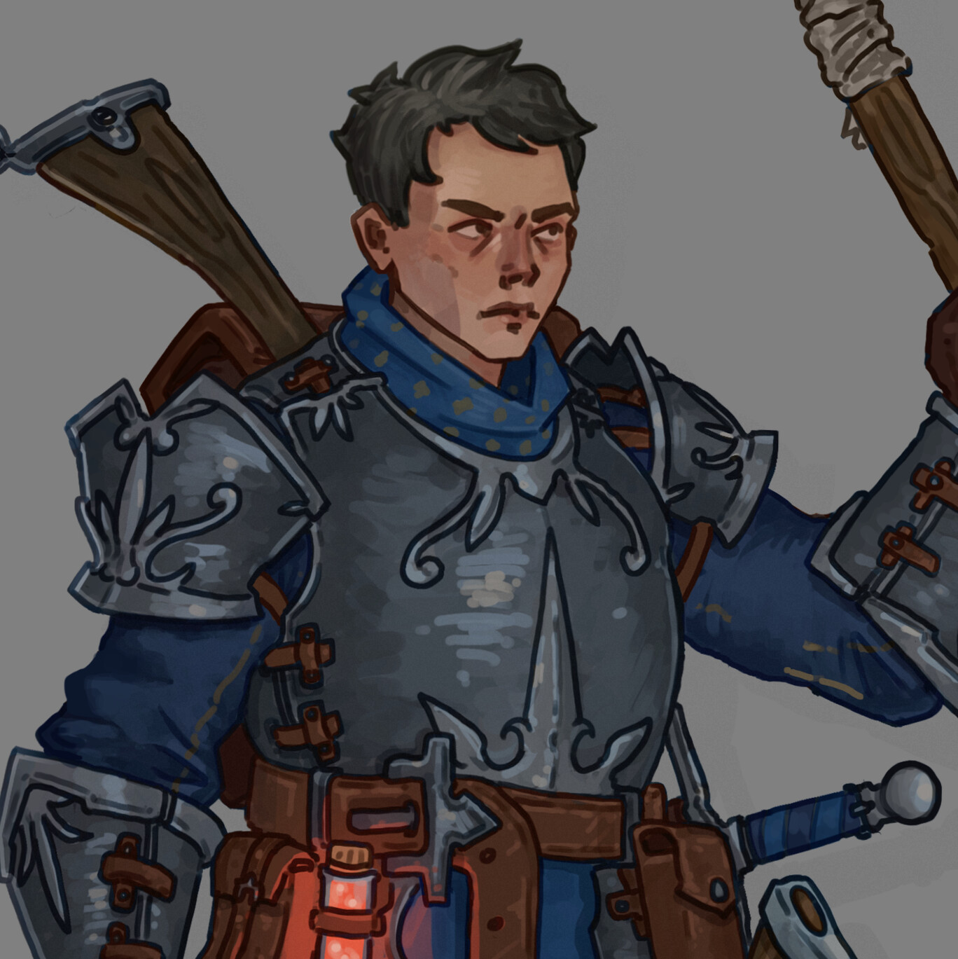 ArtStation - Voidblade: Knight Turnaround | Concept Art