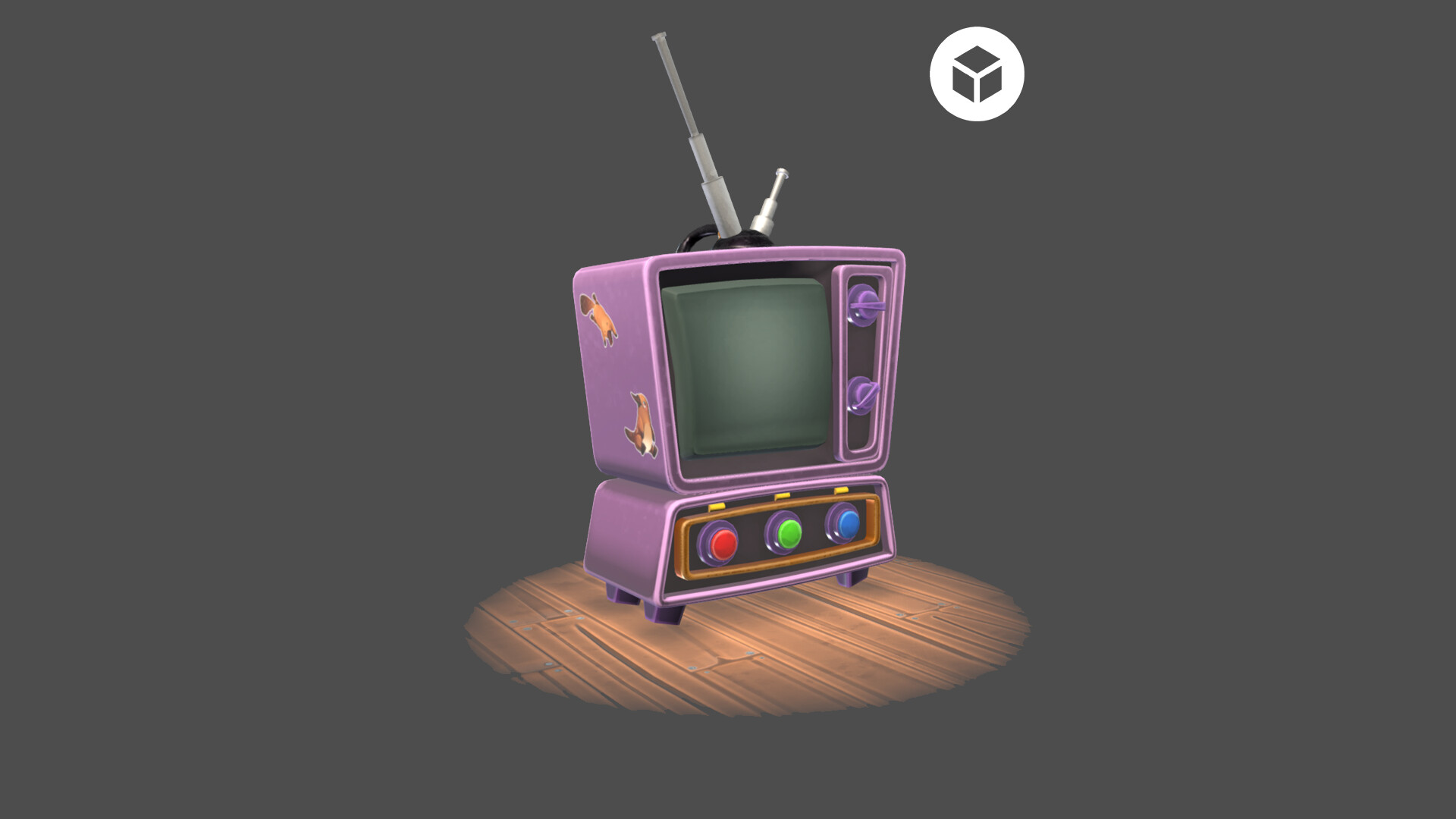 ArtStation - 70's Stylized TV