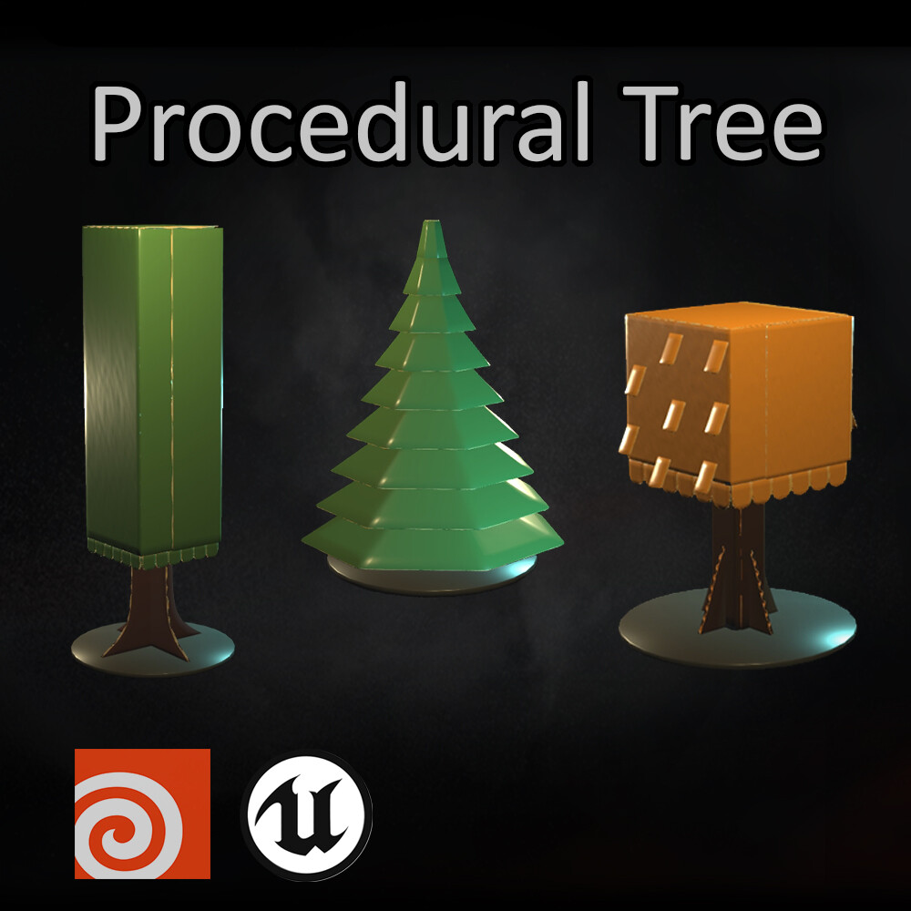 ArtStation - CardBoard Tree inspire by Mario Paper