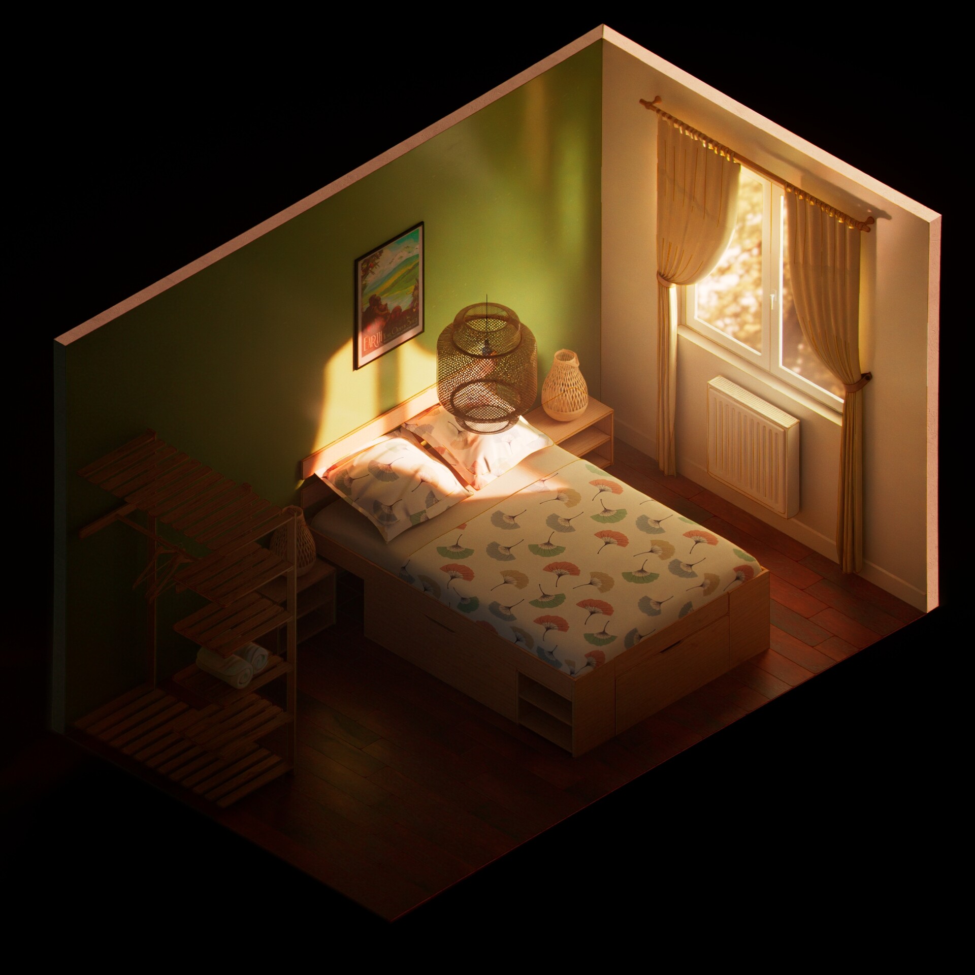 ArtStation - Room apparition animation