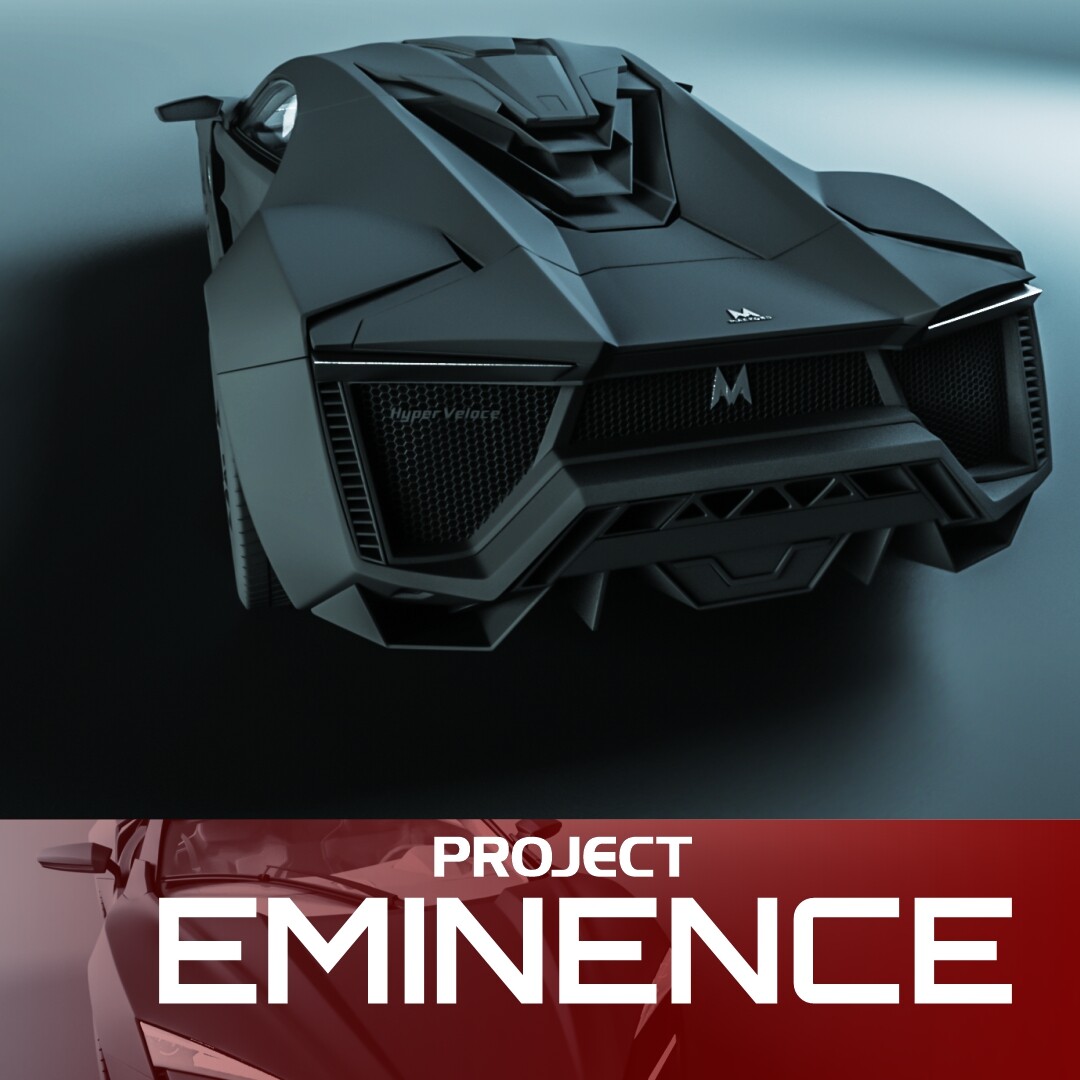 ArtStation - PROJECT EMINECE: HYPERCAR DESIGN