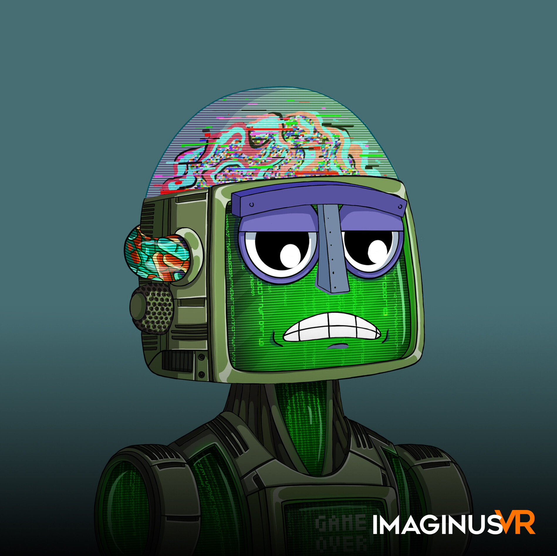 ArtStation - Dexterlab NFT: Robot "Game over"