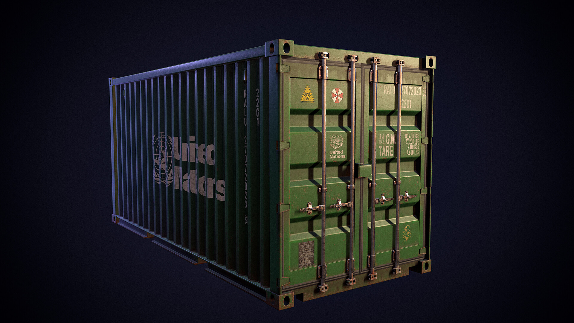 ArtStation - Sea Container | Lowpoly | Prop
