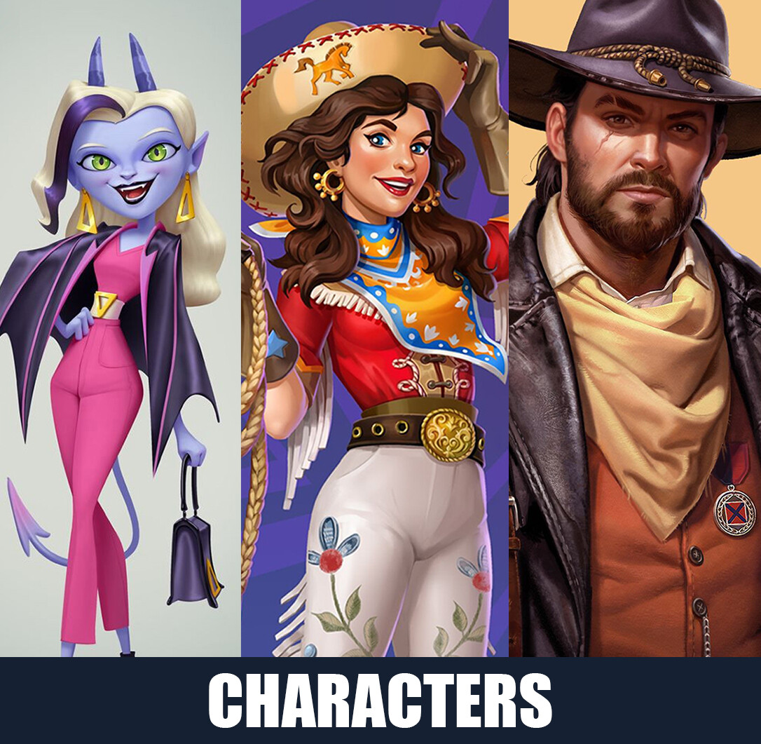 ArtStation - 2D Characters