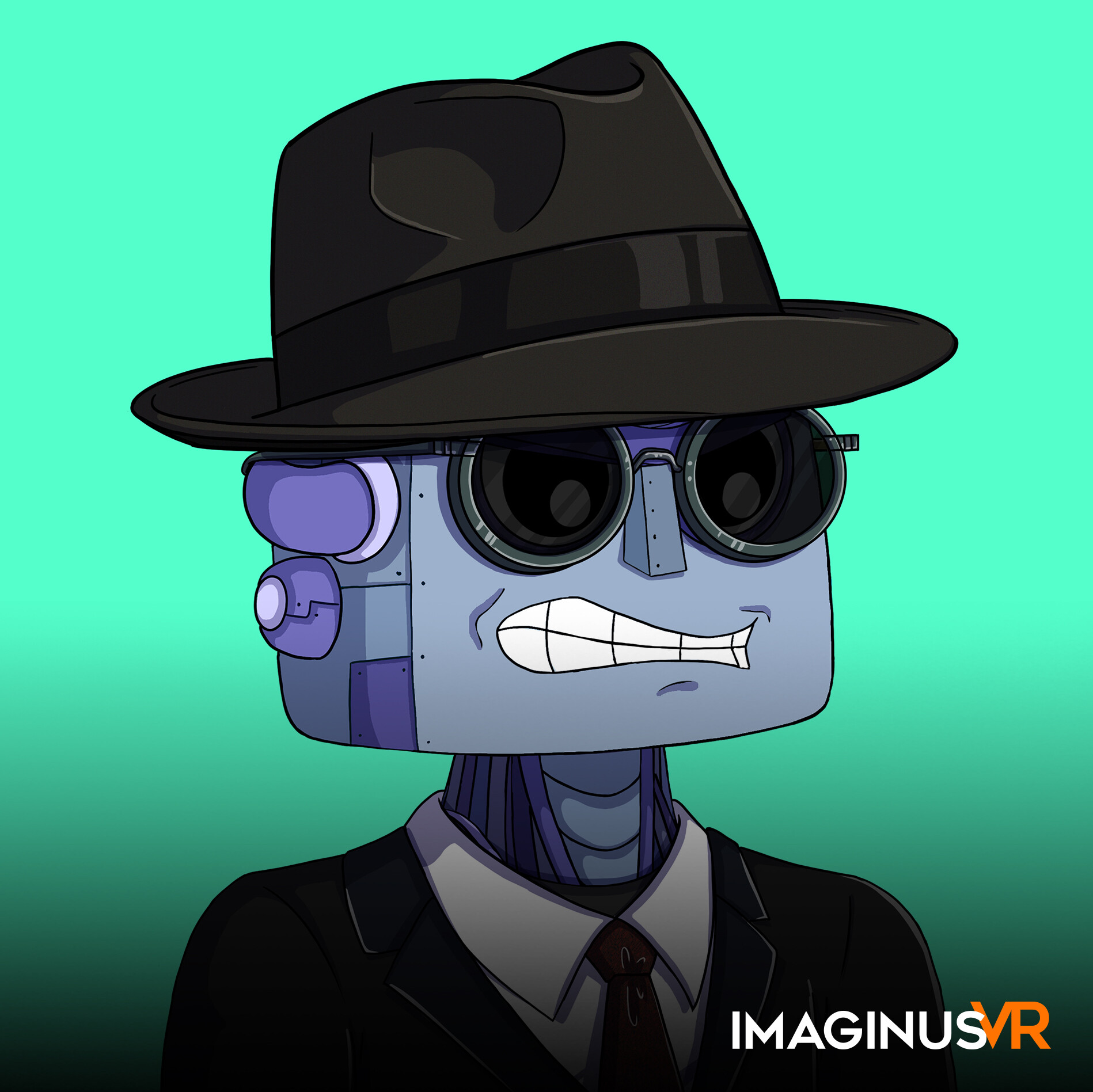 ArtStation - Mafia robot for NFT project