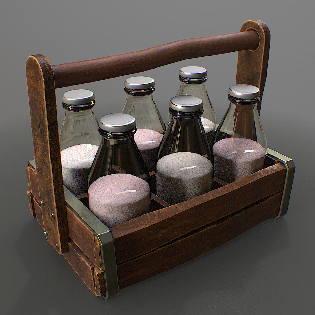ArtStation - Stylized Milk Carrier