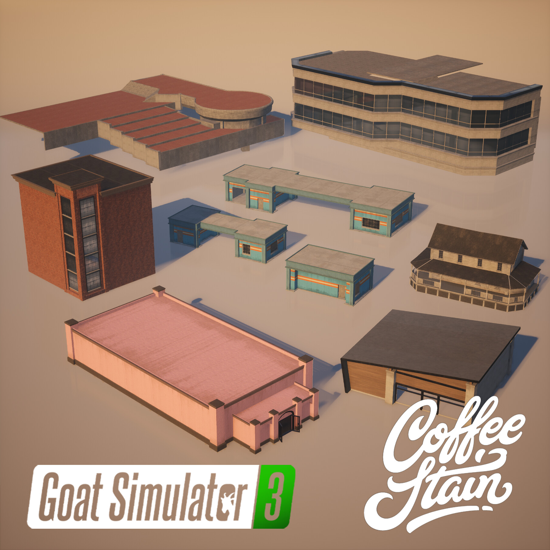 ArtStation - Goat Simulator 3 Mobile