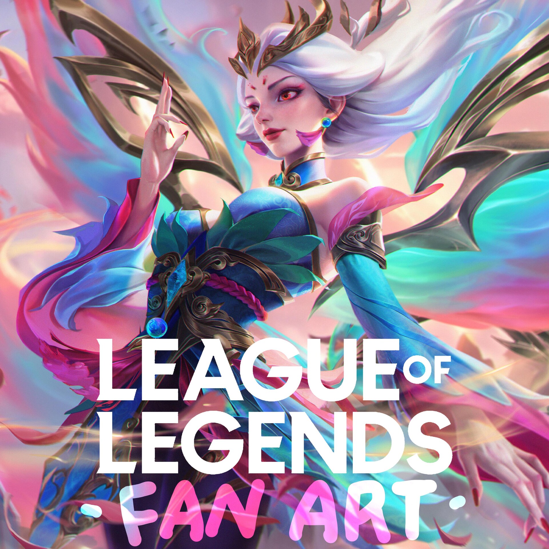 ArtStation - League of Legends Immortal Journey Kayle fanart 给凯尔摸了一张图图