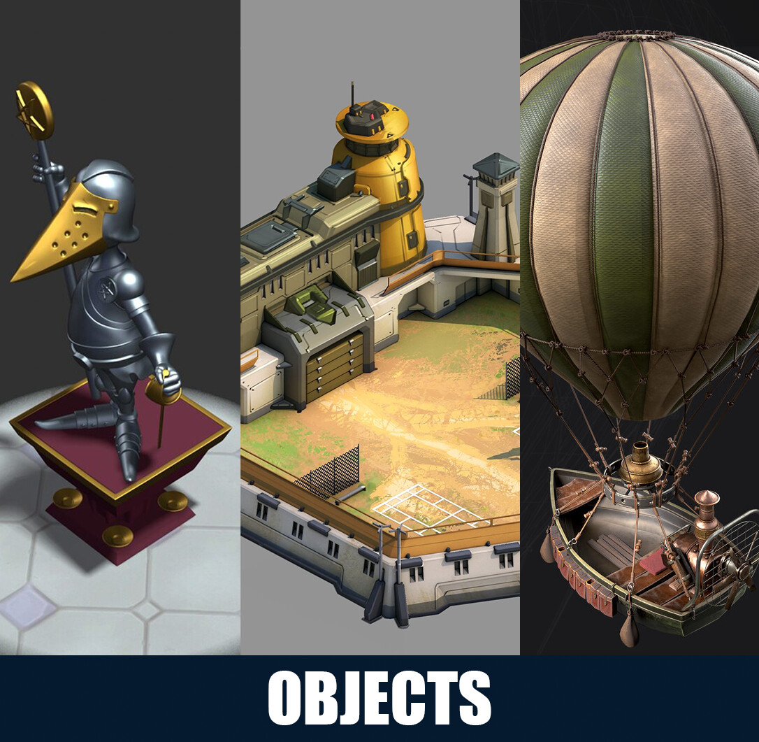 ArtStation - 3D Objects