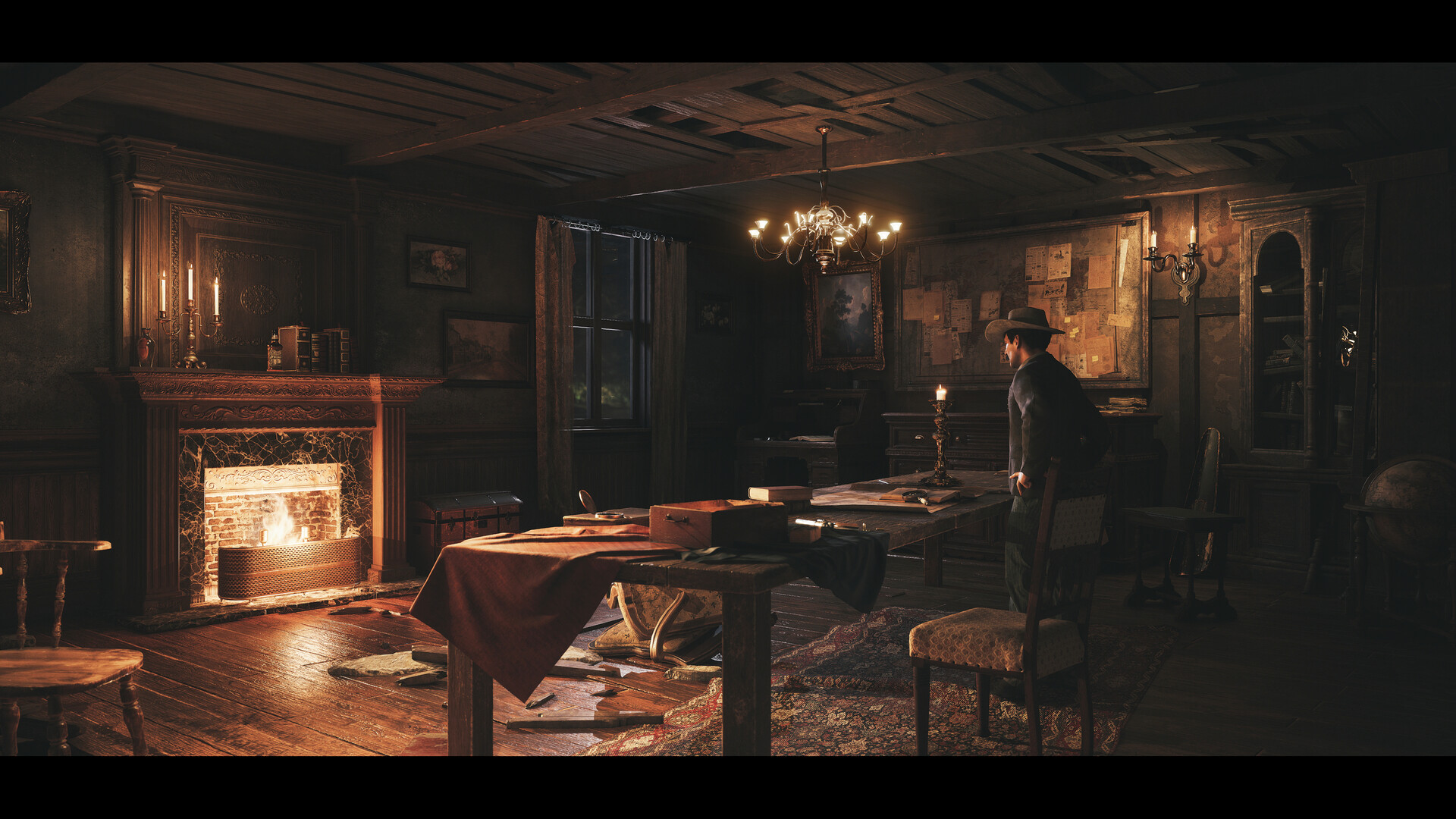 ArtStation - Victorian house_night