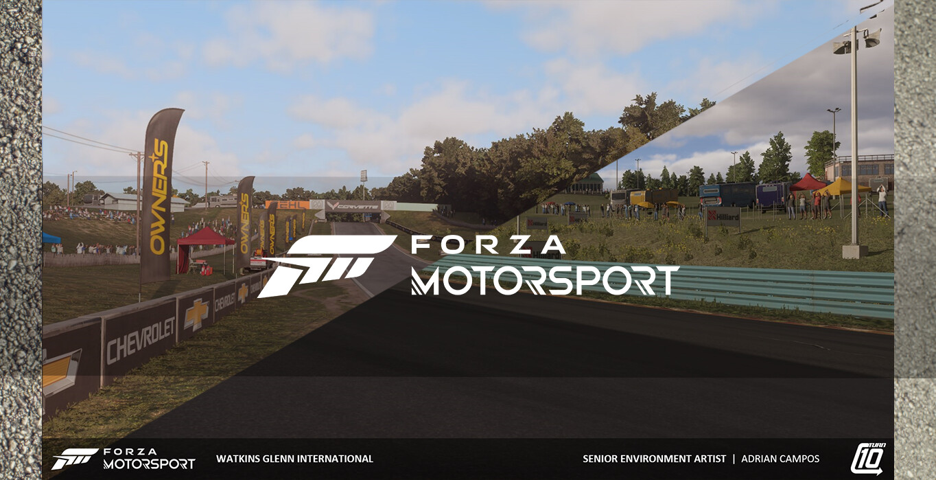 ArtStation - Forza Motorsport: Road America and Watkins Glenn