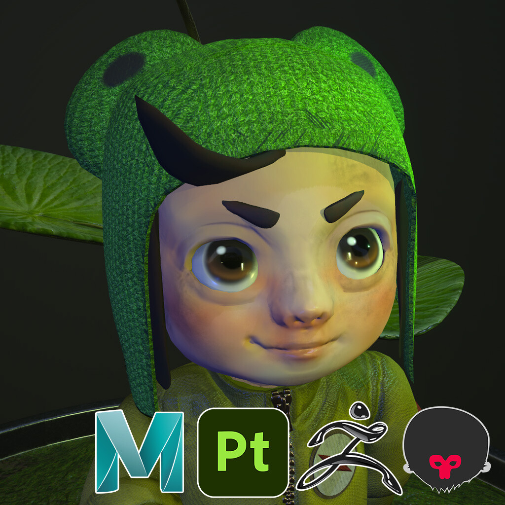 ArtStation - Frog Girl