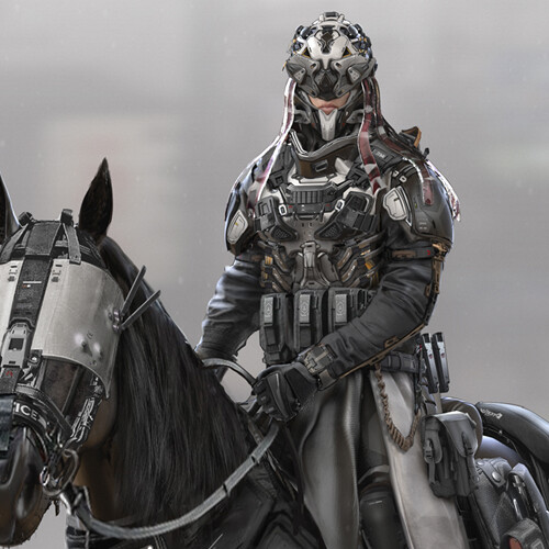 ArtStation - Mounted Police